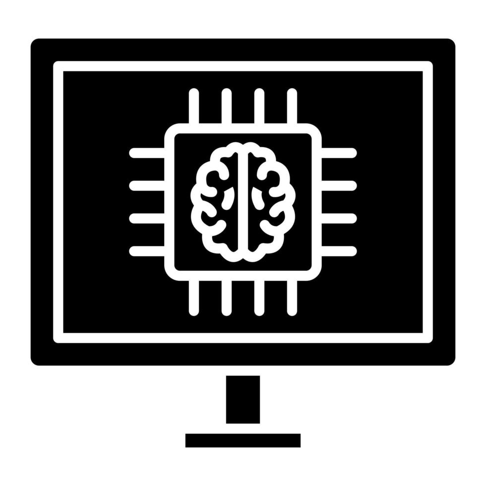 Deep Learning Glyph Icon 15037203 Vector Art at Vecteezy