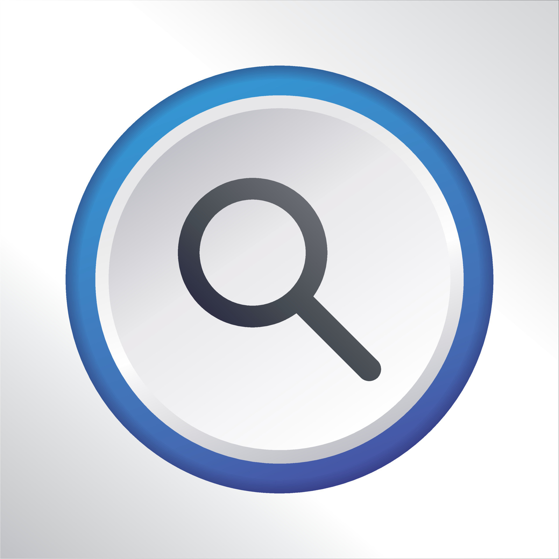 search button flat icon button vector 15038933 Vector Art at Vecteezy