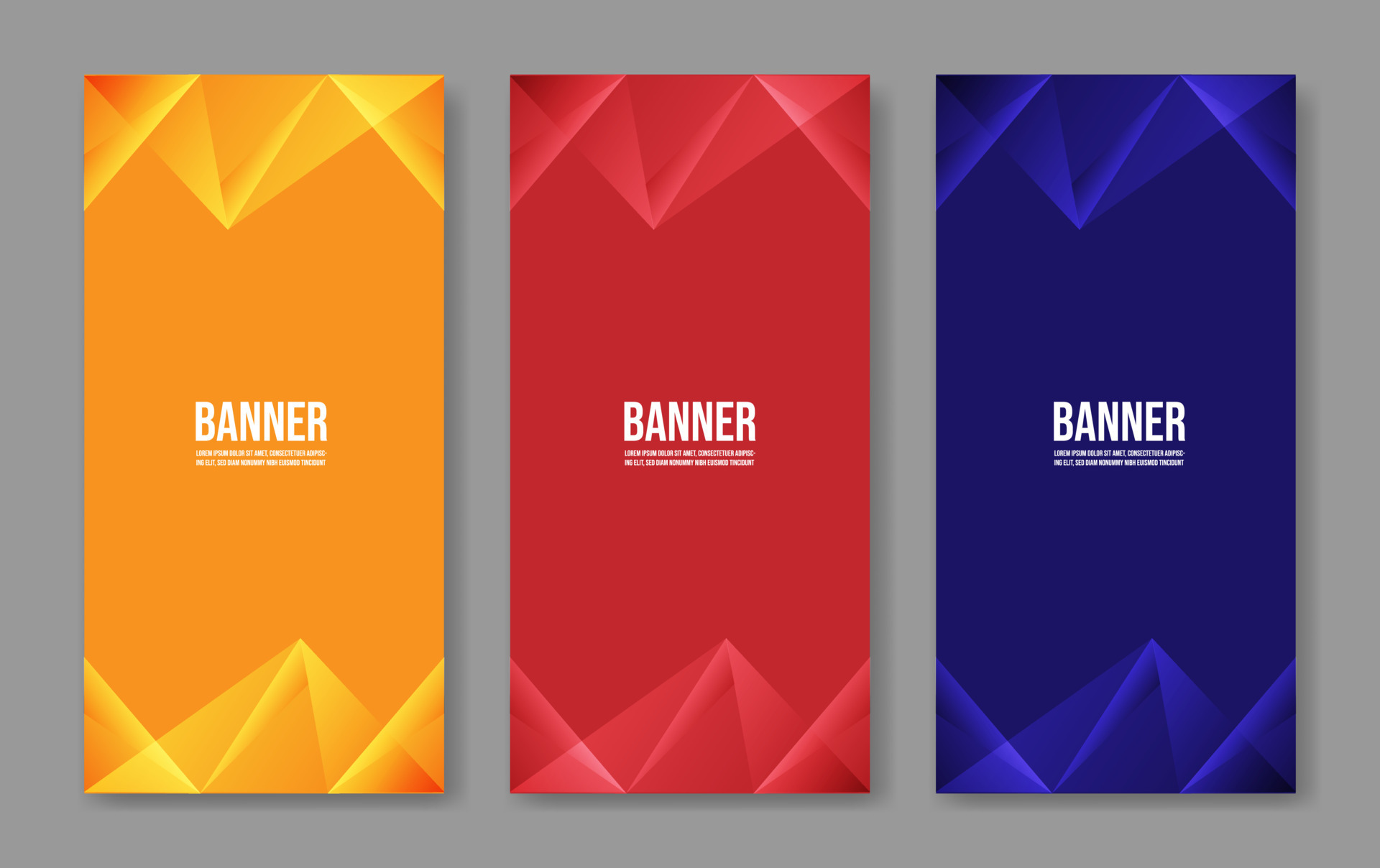 gradient geometry vertical banner collection 15039275 Vector Art at ... gradient geometry vertical banner collection 15039275 Vector Art at ...