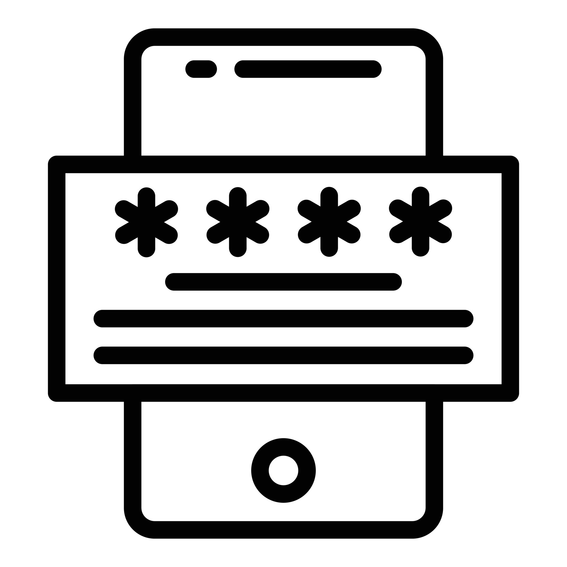 Smartphone Password Icon Outline Vector Factor Verification 15040225 Vector Art At Vecteezy