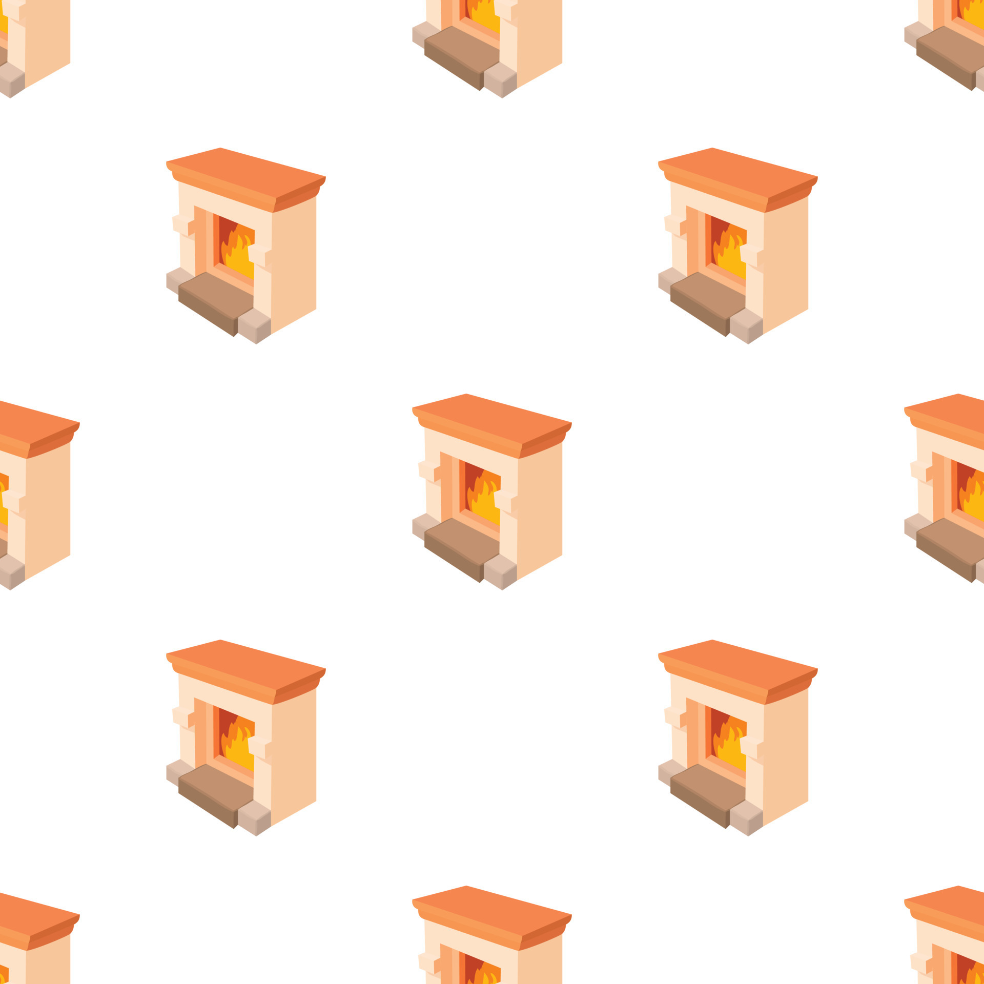 chimenea, patrón, seamless, vector 15040430 Vector en Vecteezy