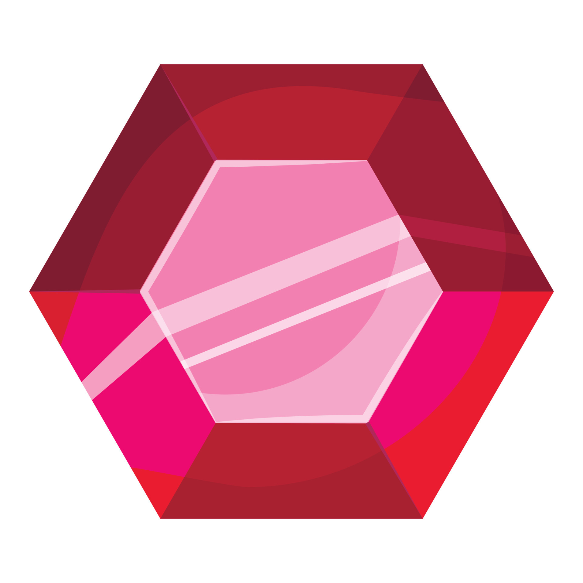 Hexagonal ruby icon, cartoon style 15041238 Vector Art at Vecteezy