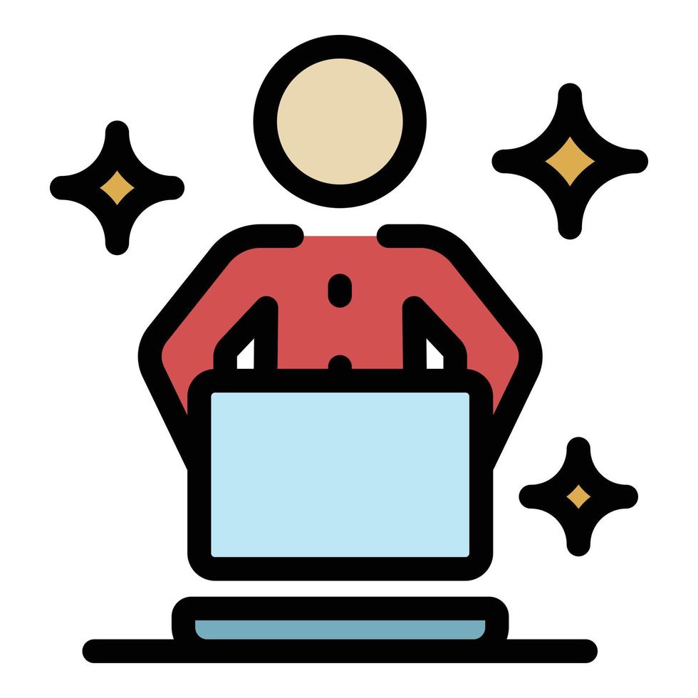 Public speaker icon color outline vector 15042602 Vector Art at Vecteezy Public speaker icon color outline vector 15042602 Vector Art at Vecteezy
