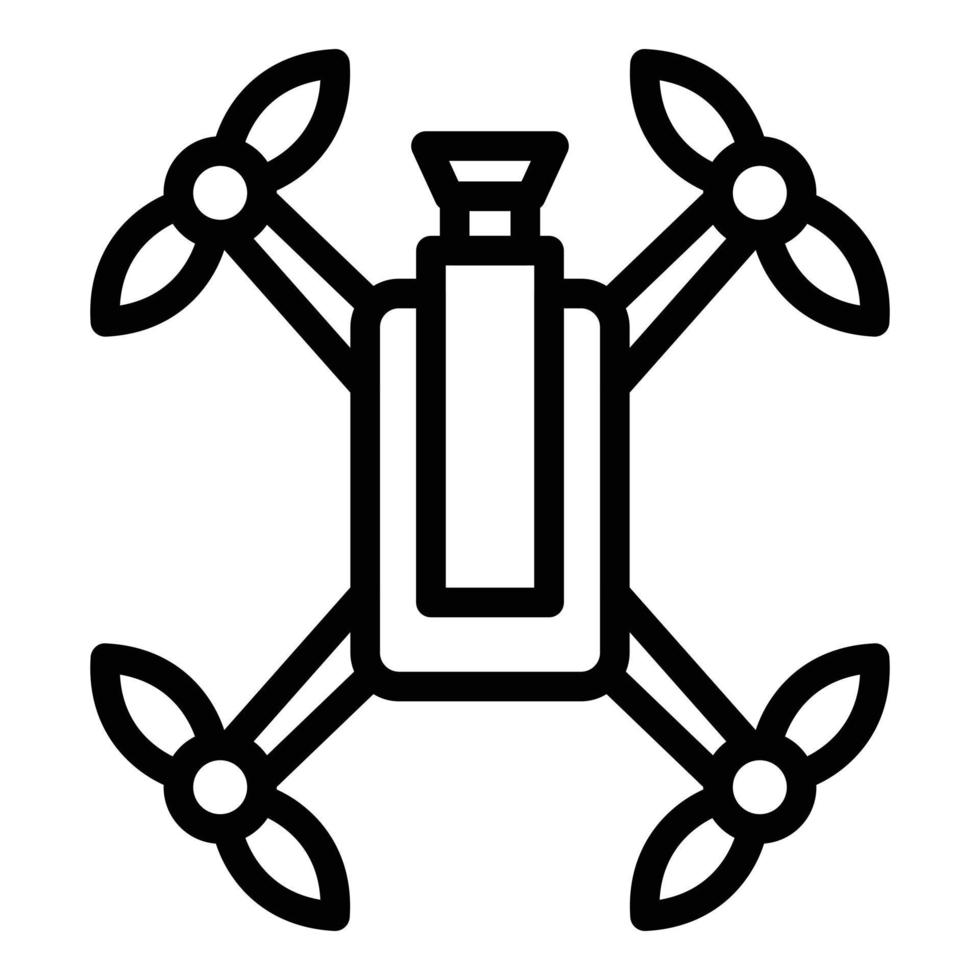 Drone Icon Outline Vector Aerial Camera 15042967 Vector Art At Vecteezy