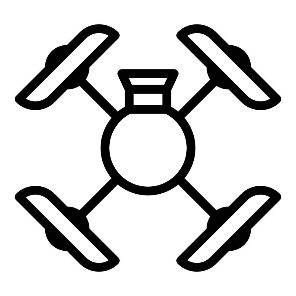 Aviation Drone Icon Outline Vector Aerial Camera 15043014 Vector Art At Vecteezy
