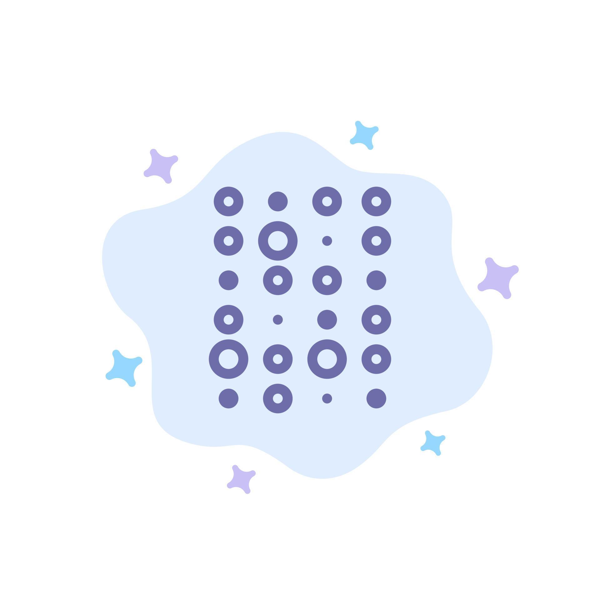 Unstructured Data Insecure Data Science Blue Icon On Abstract Cloud