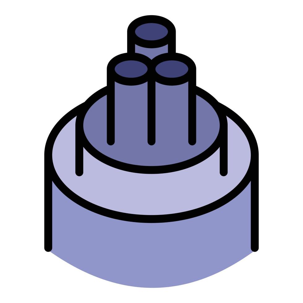 Three core cable icon color outline vector 15043409 Vector Art at Vecteezy Three core cable icon color outline vector 15043409 Vector Art at Vecteezy