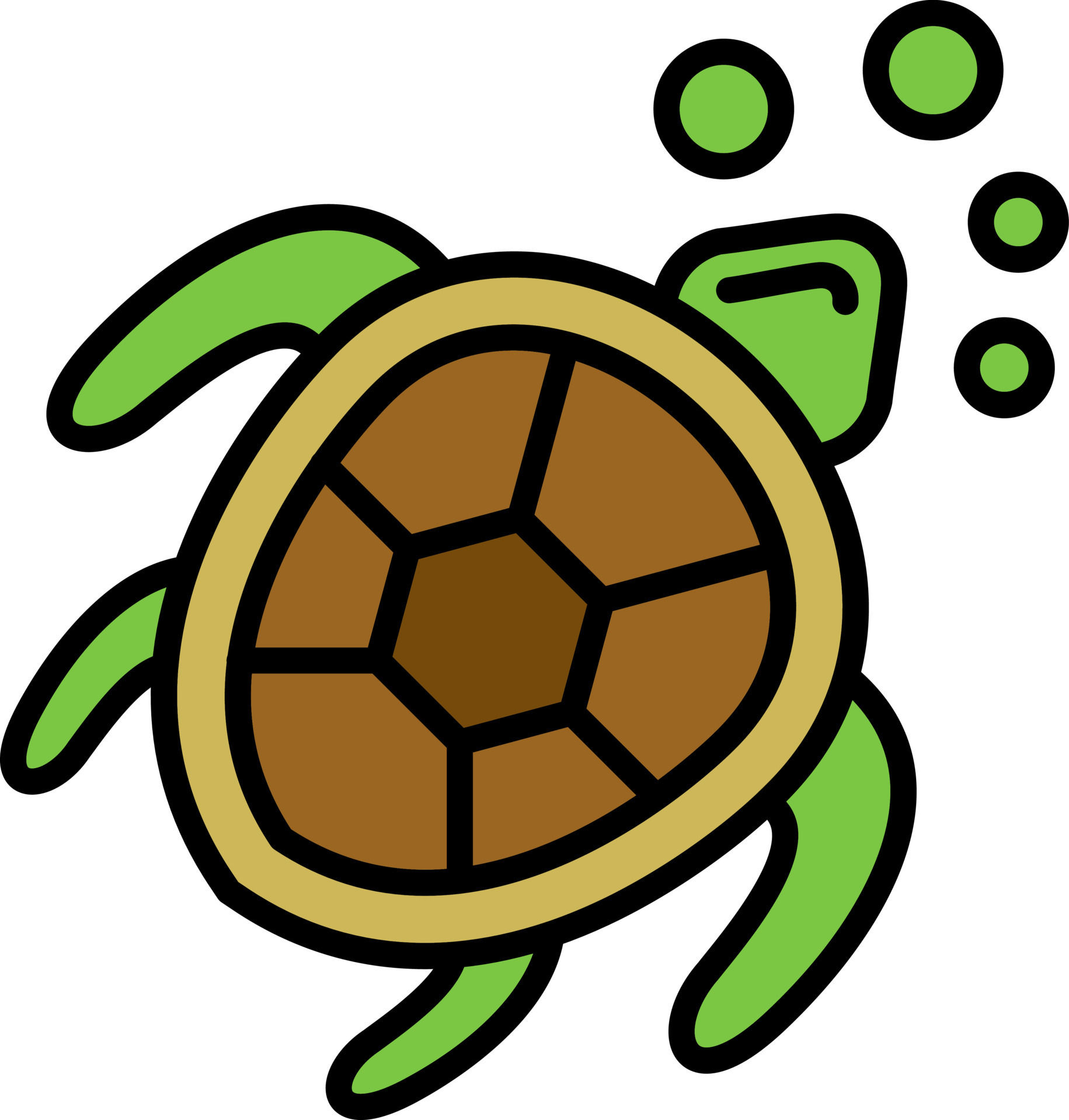 Turtle Creative Icon Design 15053475 Vector Art at Vecteezy