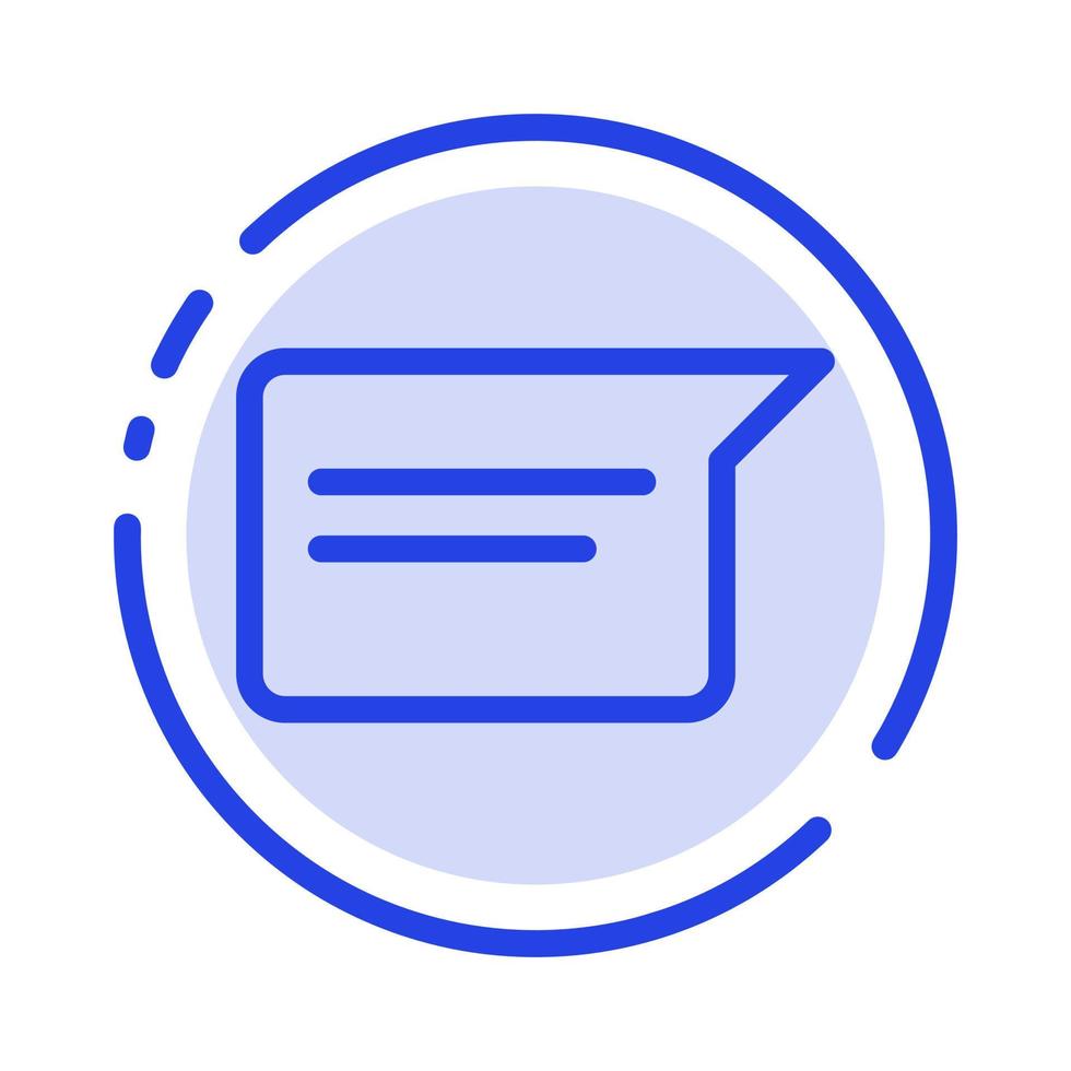Chat Basic Chatting Ui Blue Dotted Line Line Icon 15055327 Vector Art At Vecteezy 7401