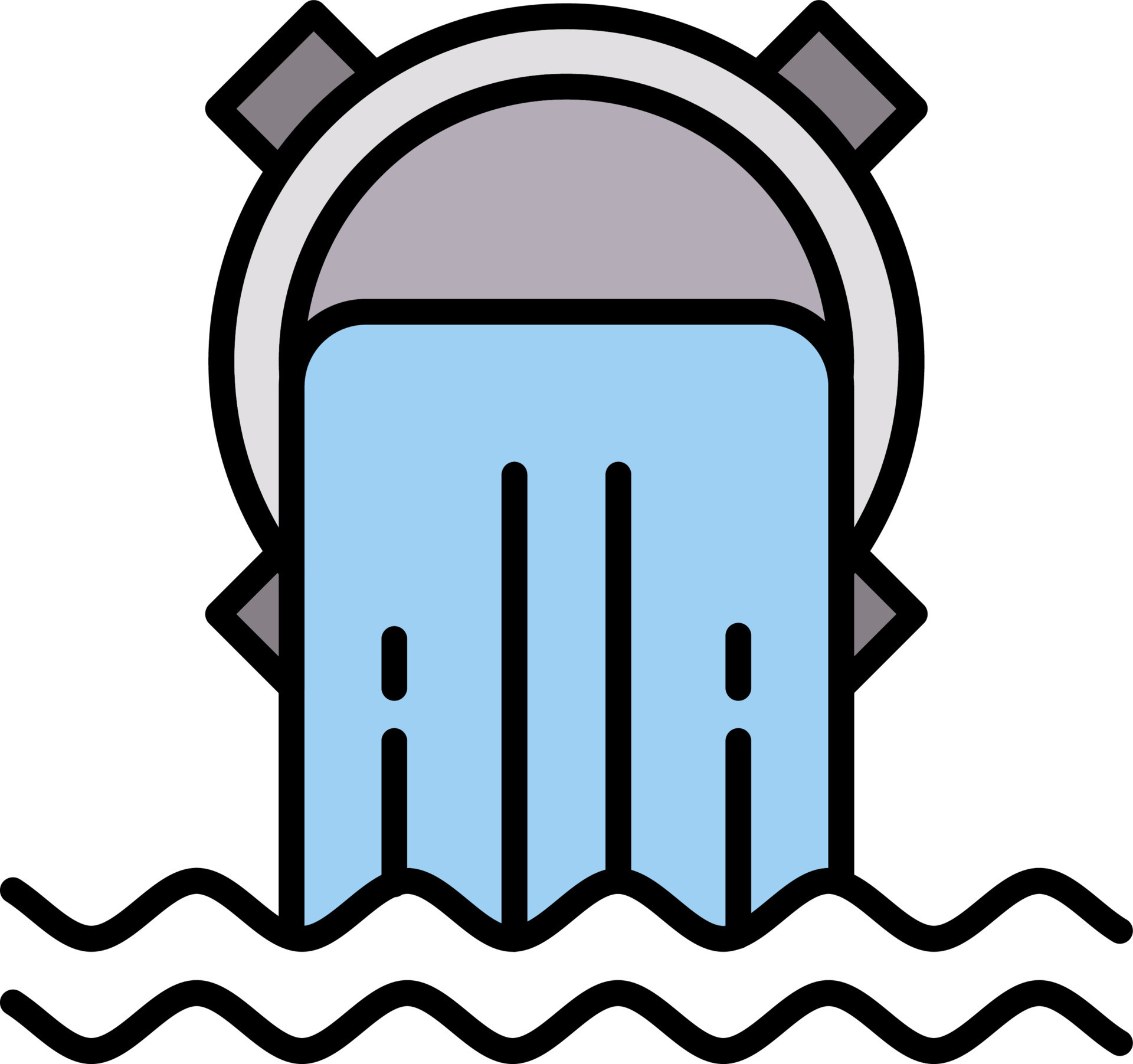 Sewer Creative Icon Design 15057576 Vector Art At Vecteezy