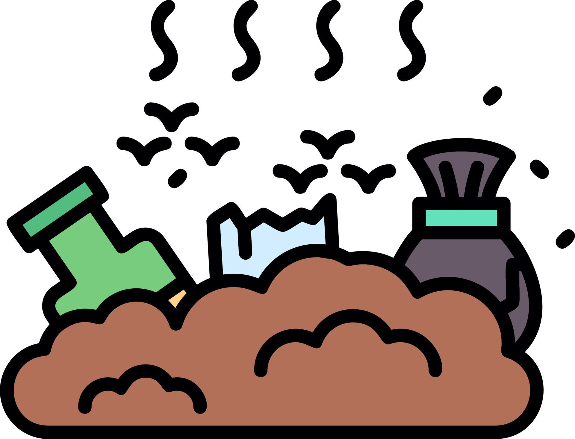 Landfill Icon Vector Art, Icons, and Graphics for Free Download Landfill Icon Vector Art, Icons, and Graphics for Free Download