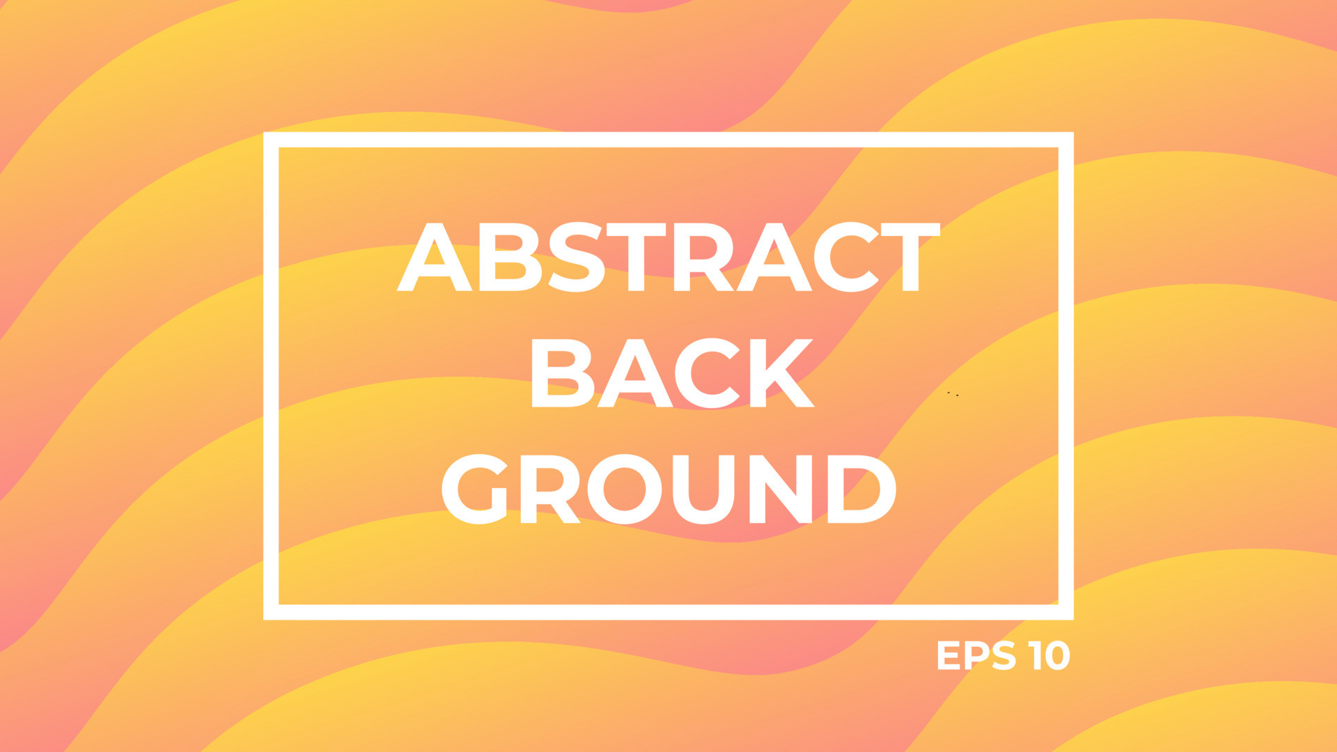 Abstract Orange Wave Wavy Papercut Trendy Layered Pattern Gradient