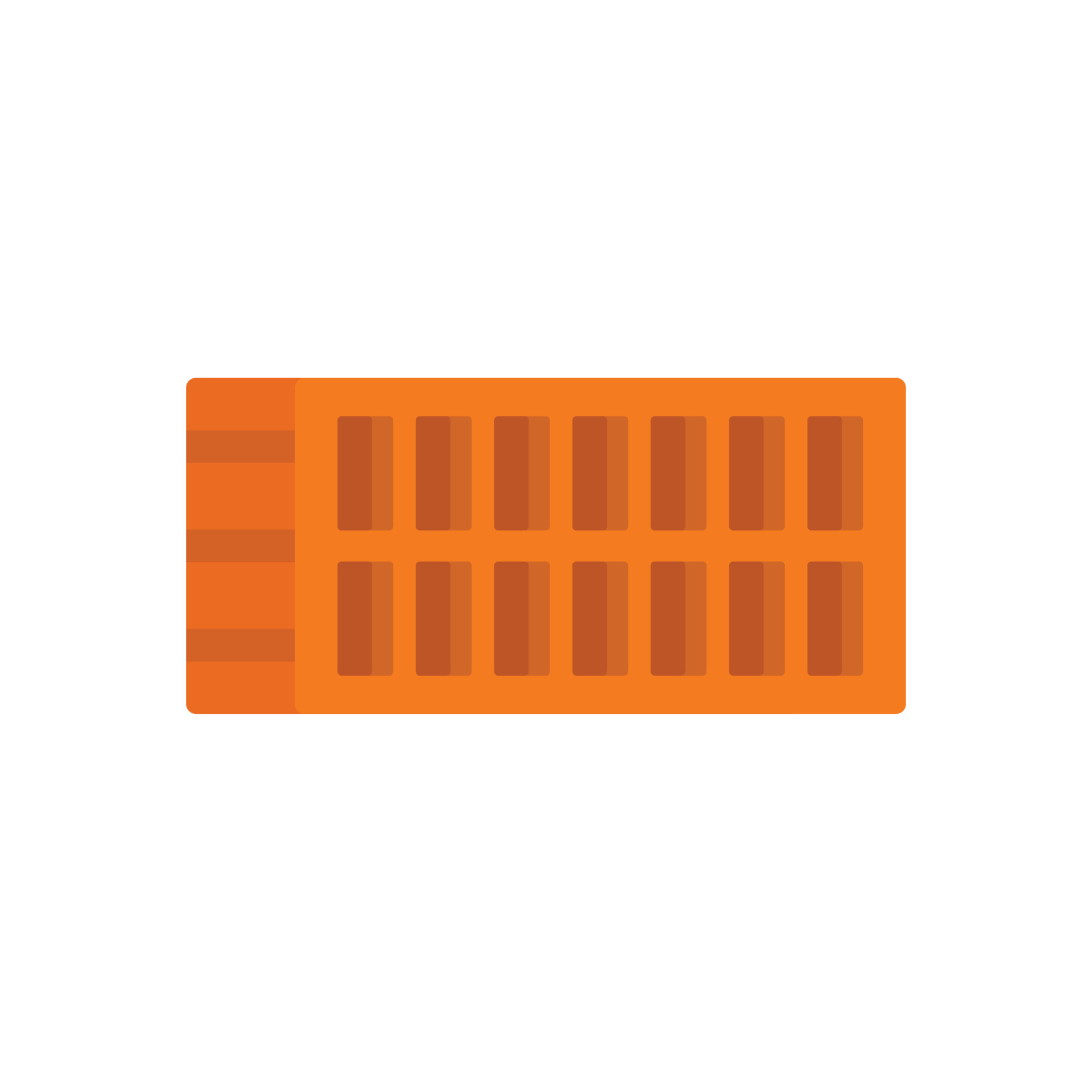 Icono De Ladrillo De Construcción Rojo Vector Aislado Plano 15061625