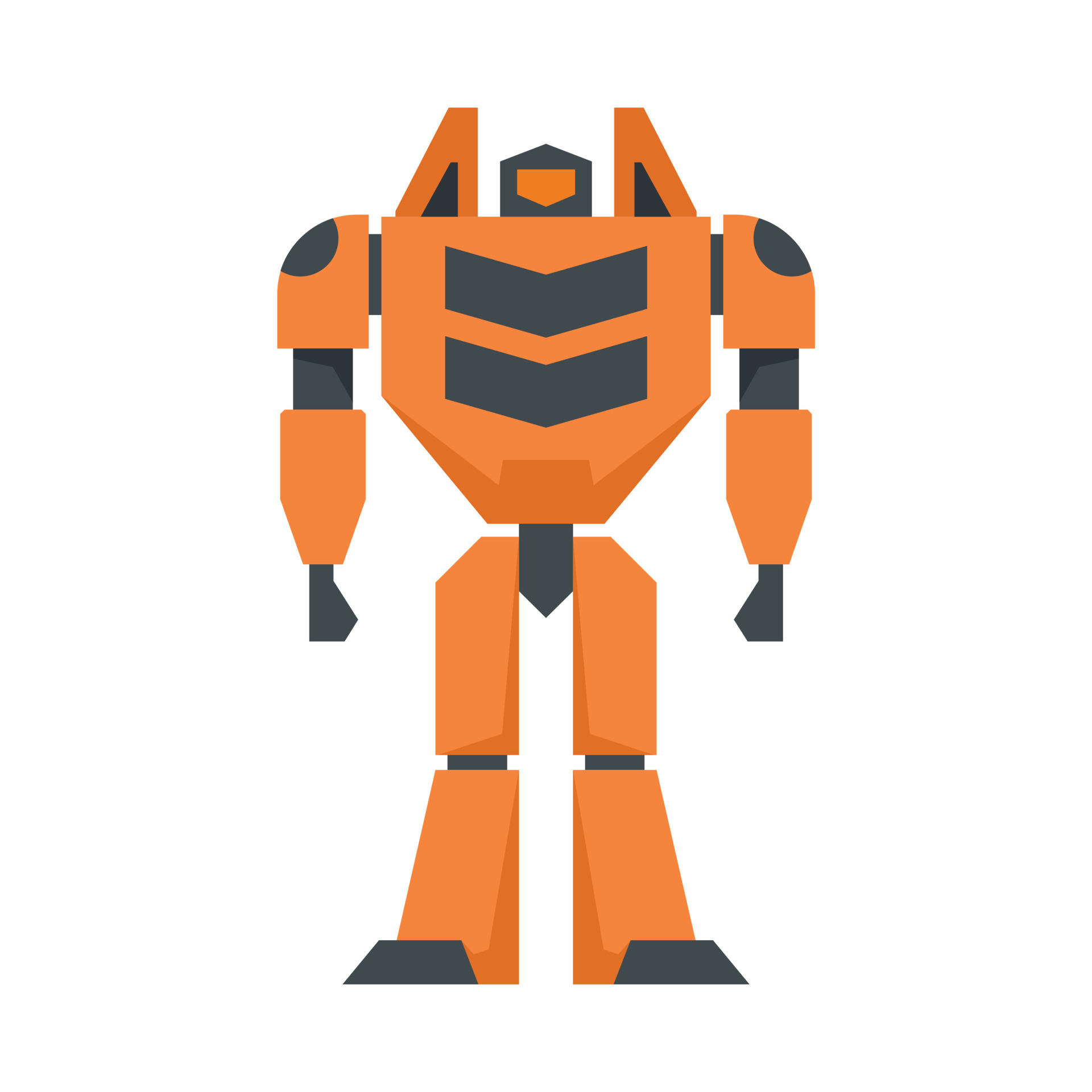 robot de juguete transformador icono vector aislado plano 15063379 ...