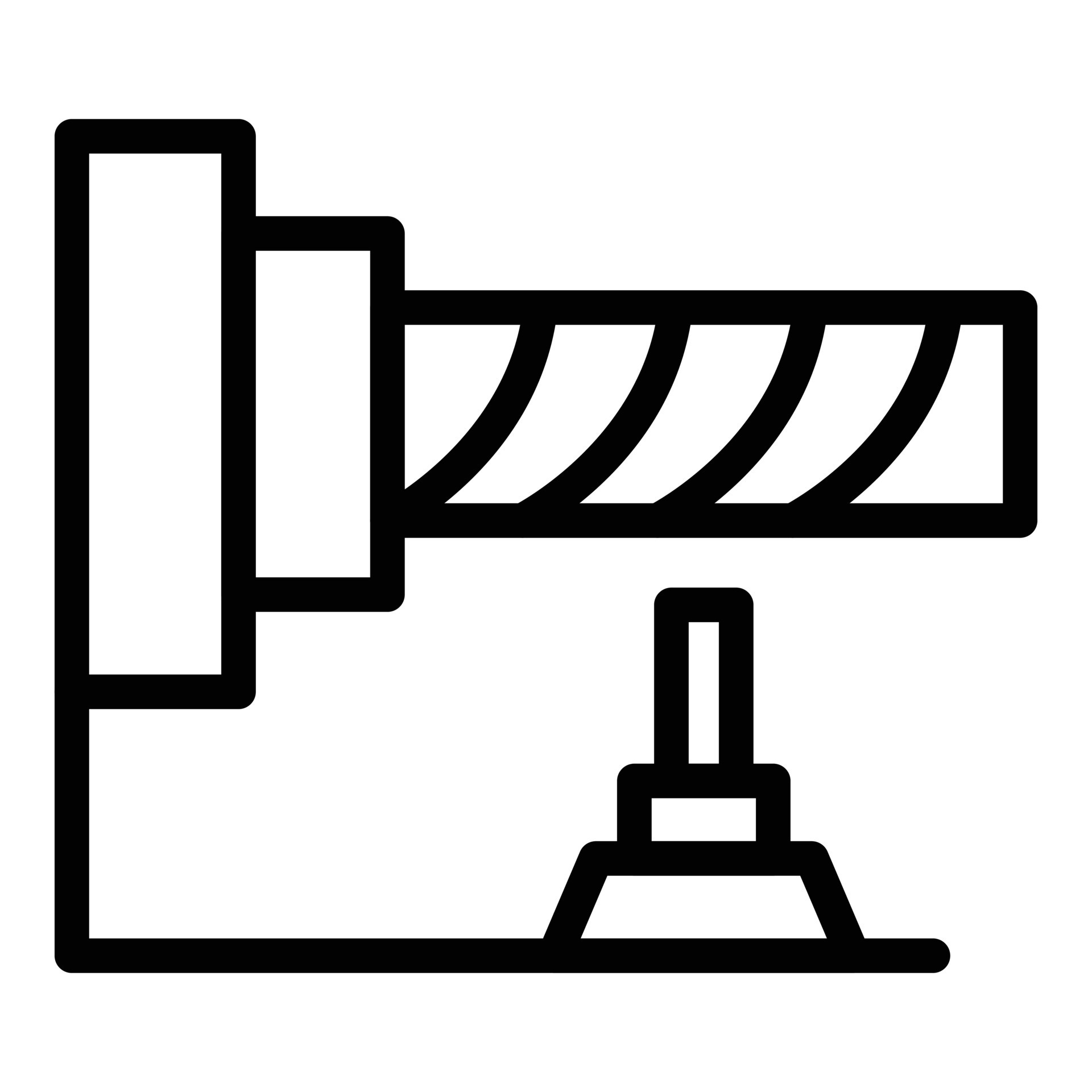 Cnc machine tool icon outline vector. Lathe equipment 15063918 Vector ...