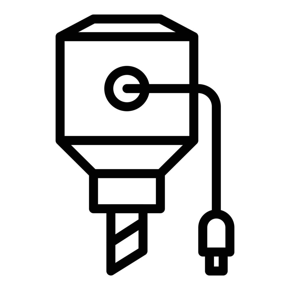 Automated Cnc Machine Icon Outline Vector Work Tool 15064086 Vector Art At Vecteezy