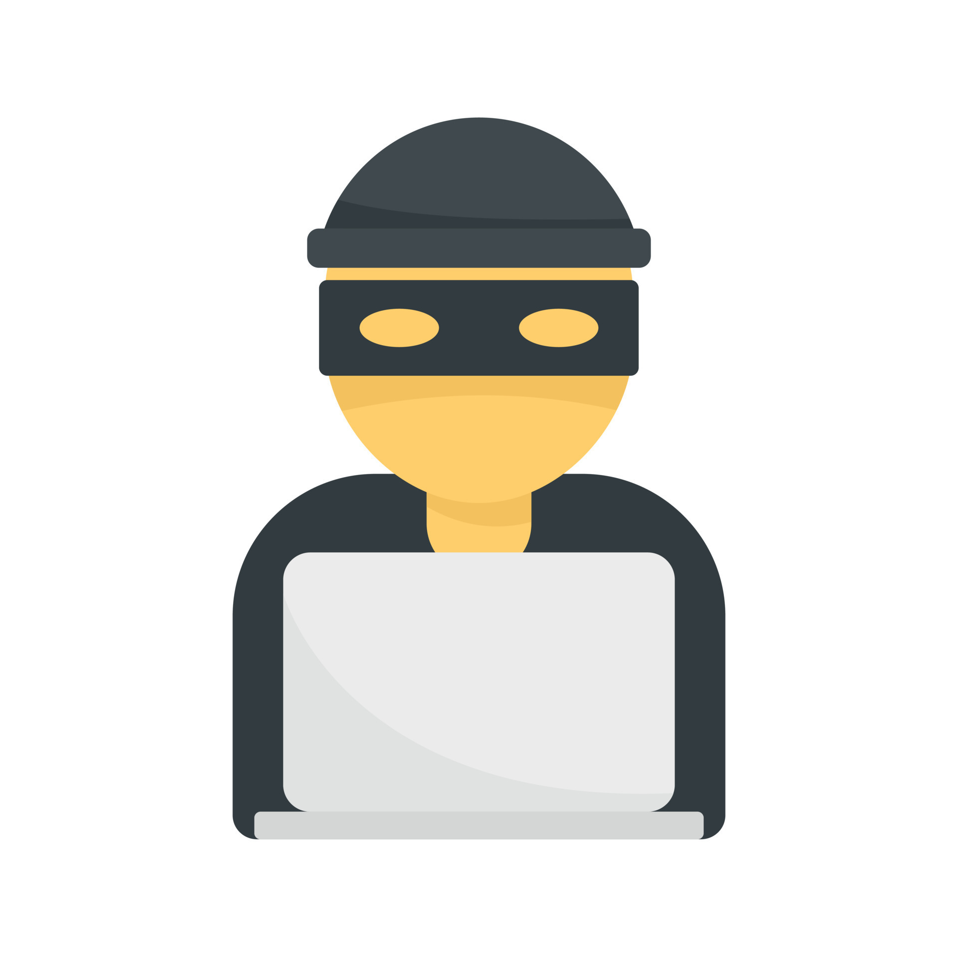Hacker Icon Flat Isolated Vector 15064462 Vector Art At Vecteezy