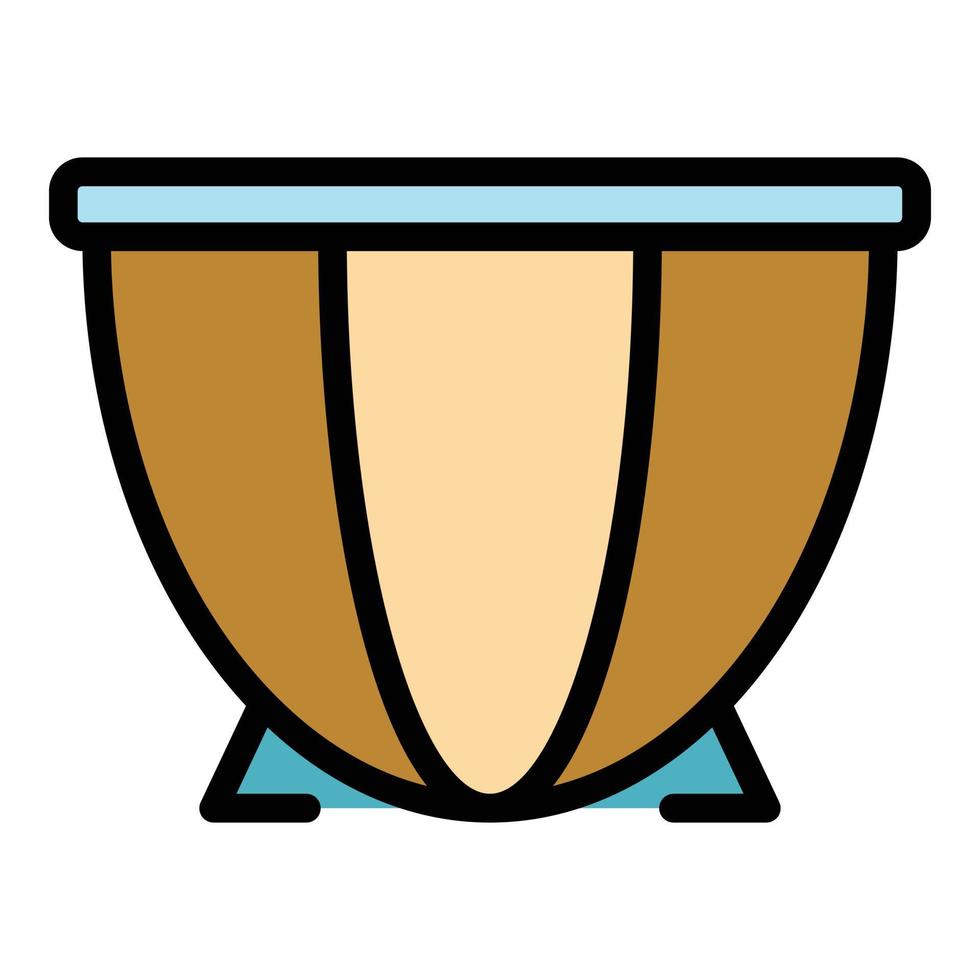 vector de contorno de color de icono de tambor 15065071 Vector en Vecteezy vector de contorno de color de icono de tambor 15065071 Vector en Vecteezy
