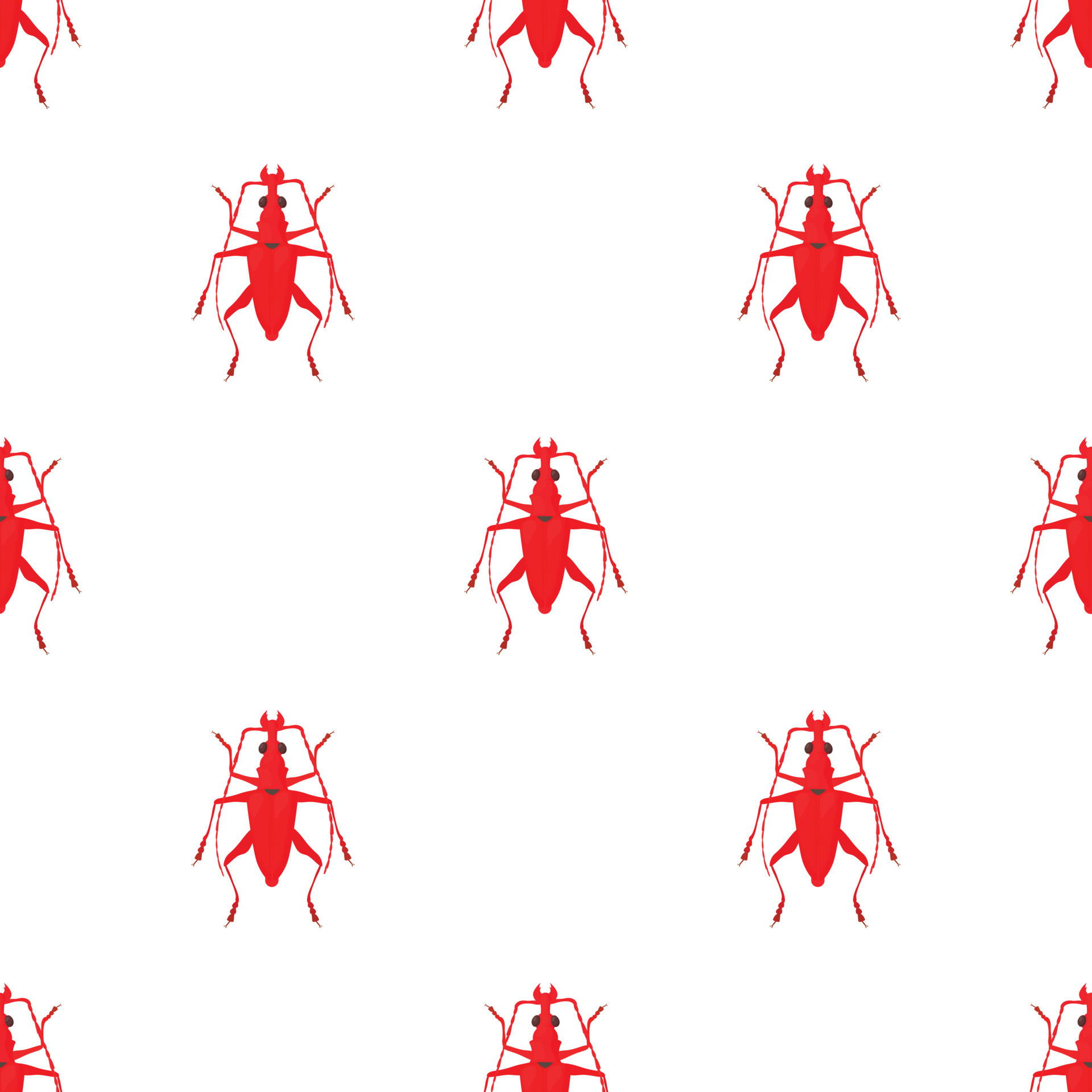 Bug pattern seamless vector 15065452 Vector Art at Vecteezy