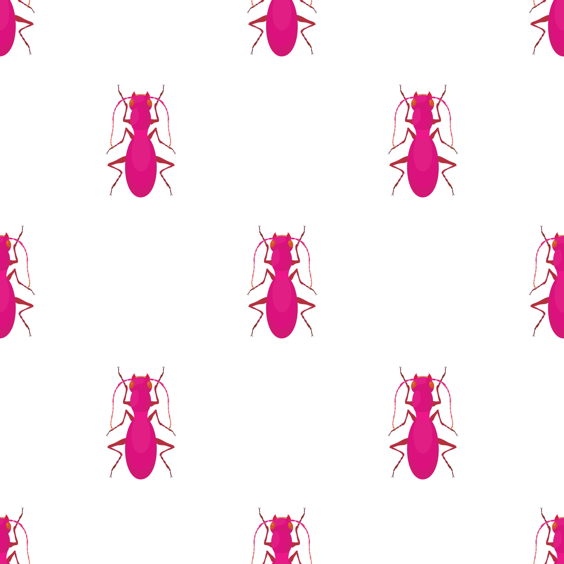Bug pattern seamless vector 15065458 Vector Art at Vecteezy