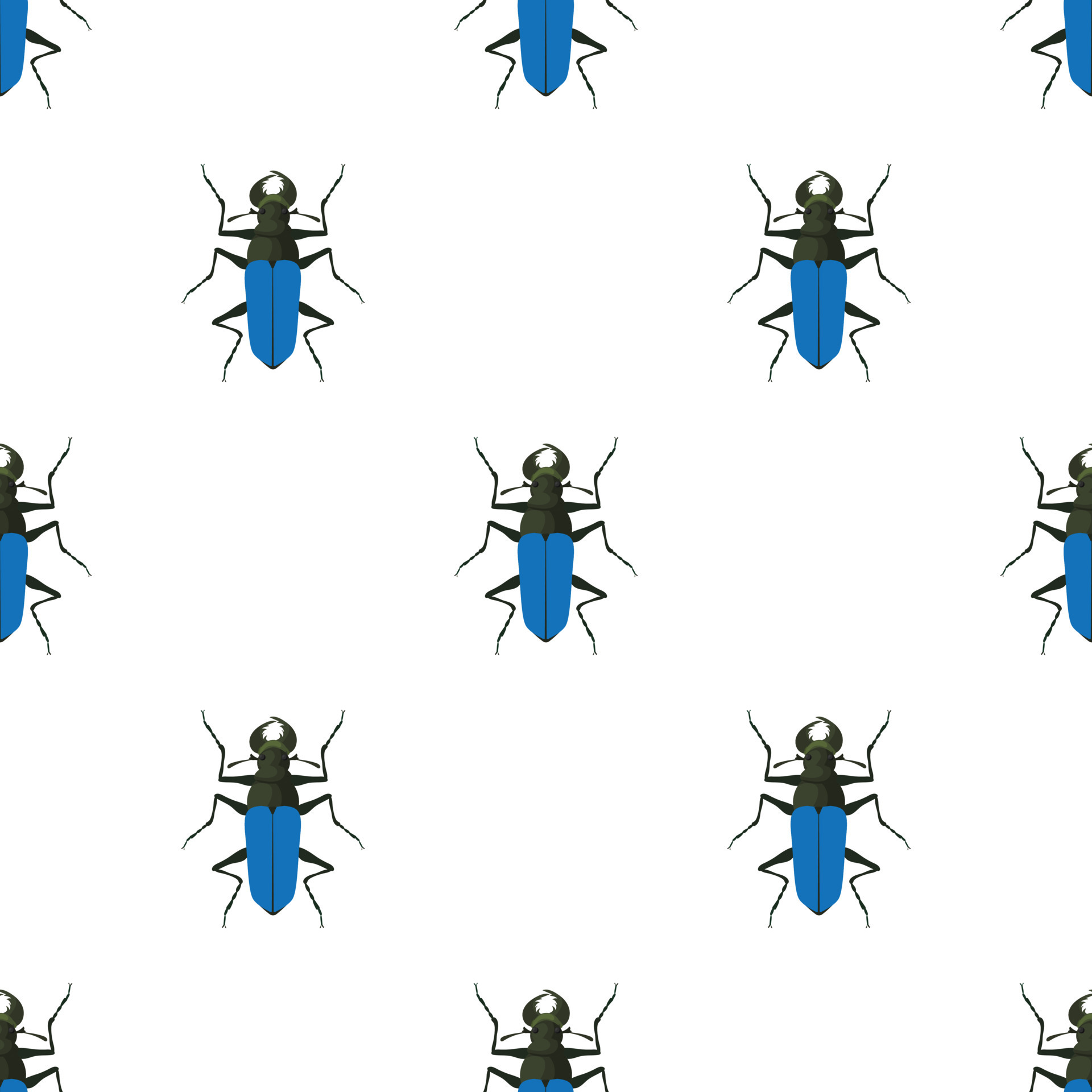 Bug pattern seamless vector 15065460 Vector Art at Vecteezy