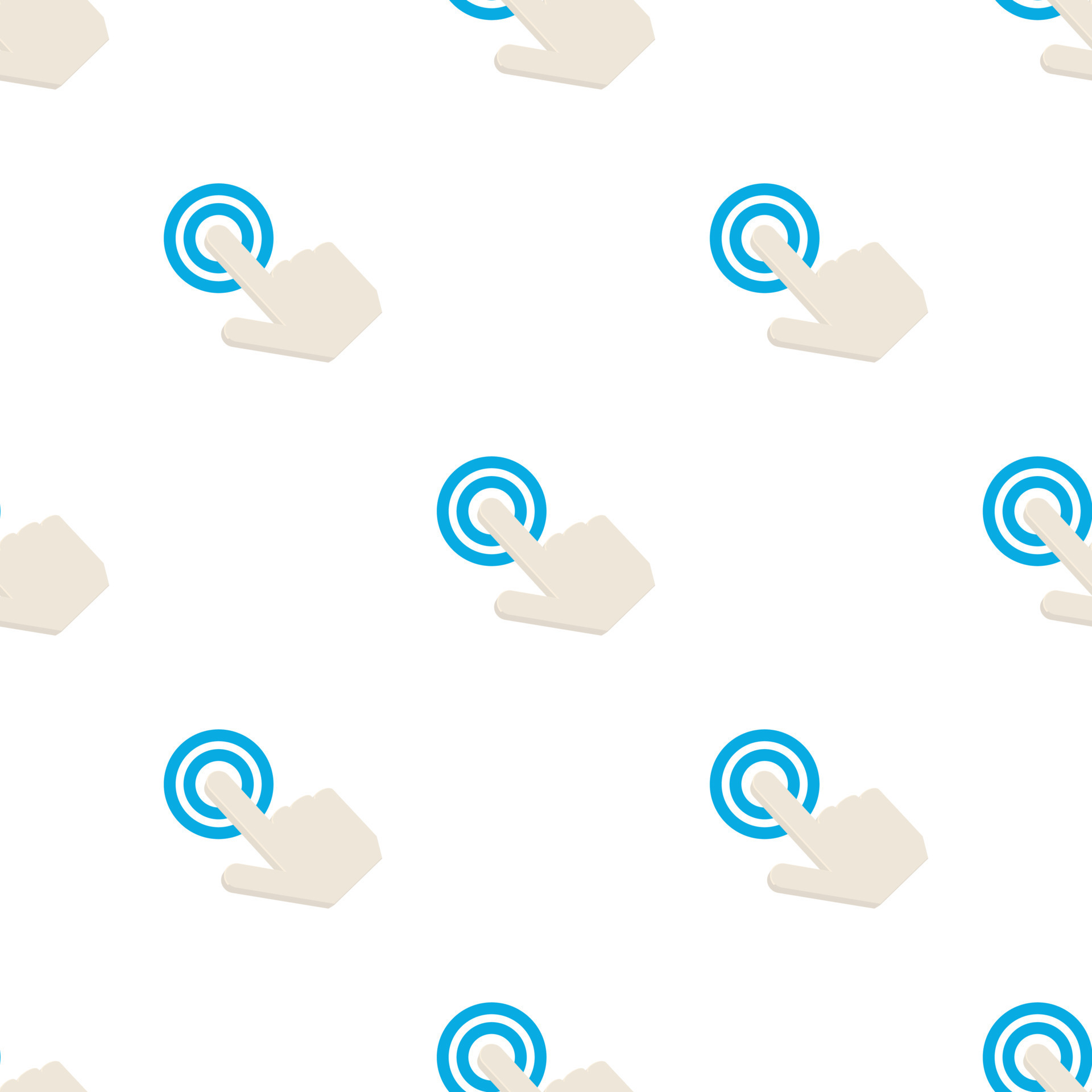 Touching Cursor Pattern Seamless Vector 15065559 Vector Art At Vecteezy