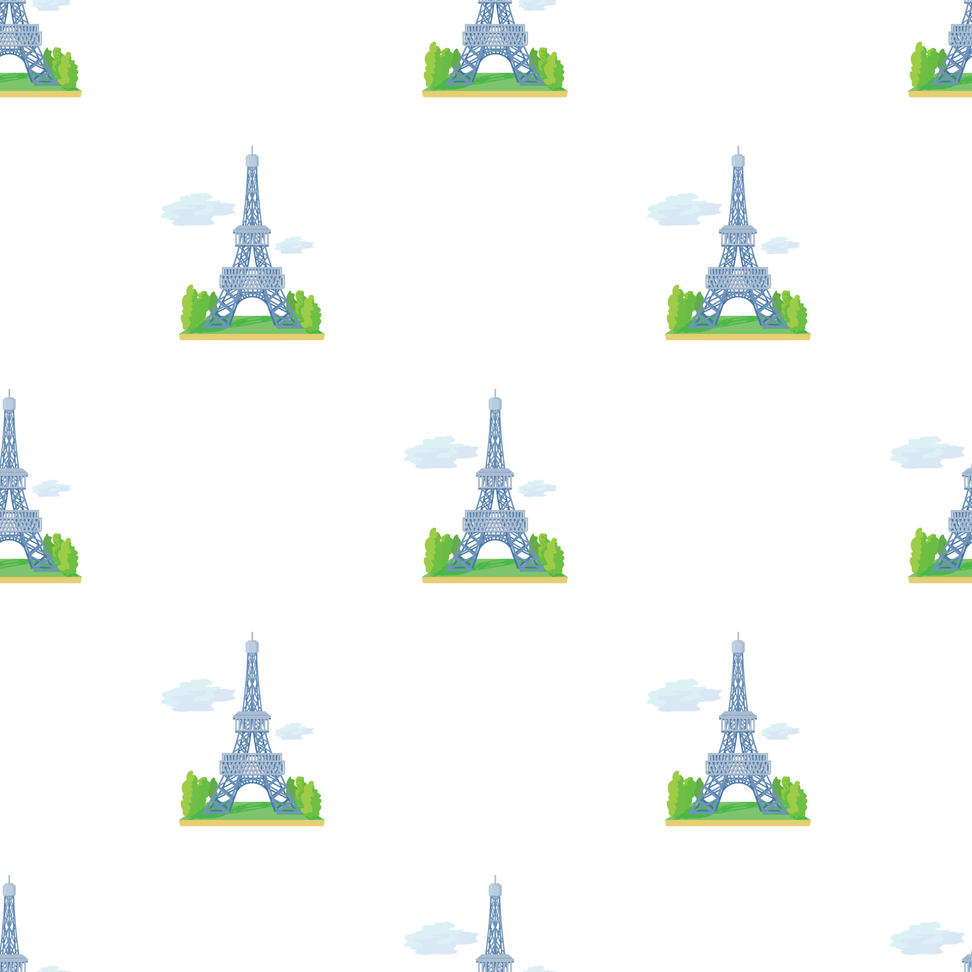 Eiffel tower pattern seamless vector 15065632 Vector Art at Vecteezy