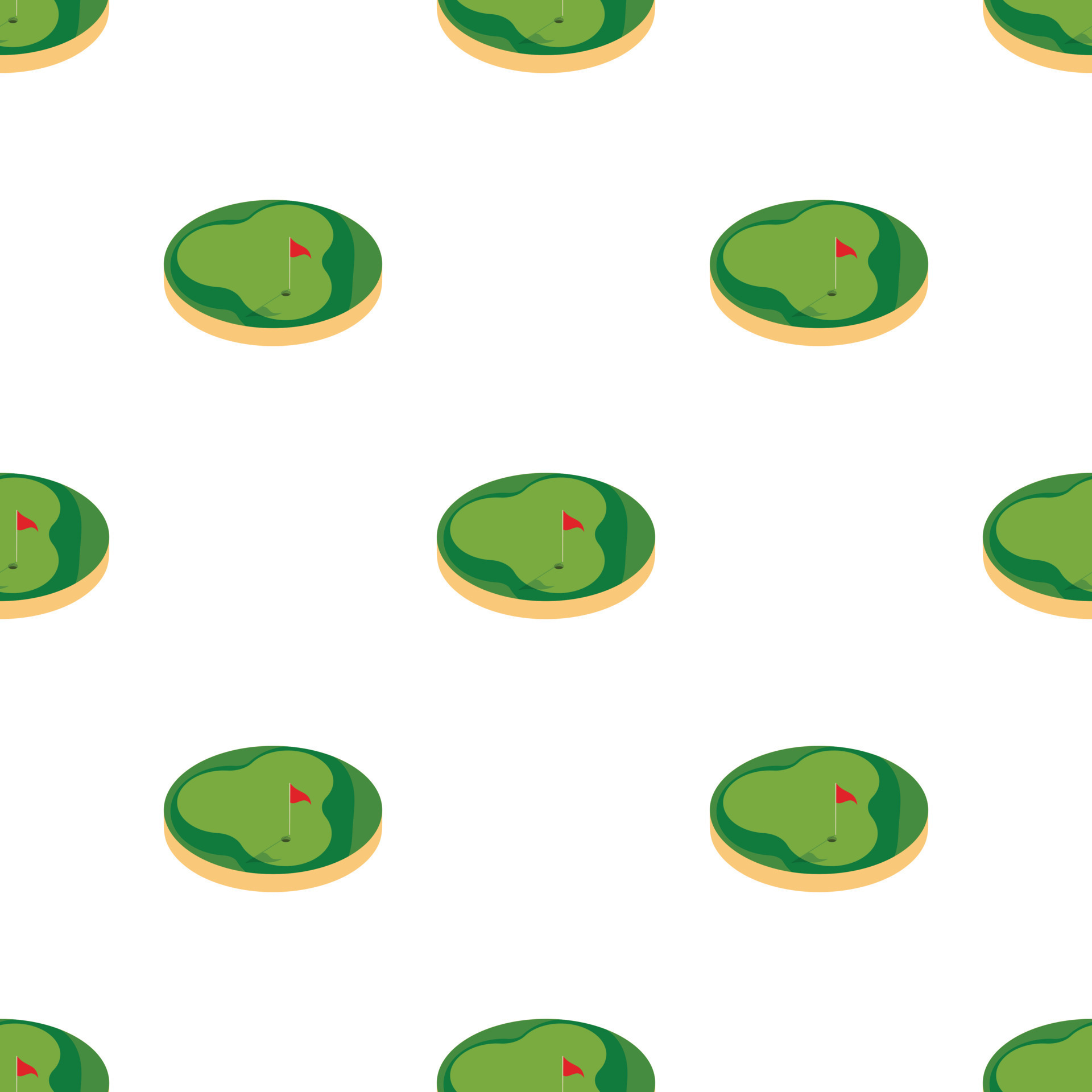 Golf course pattern seamless vector 15066082 Vector Art at Vecteezy