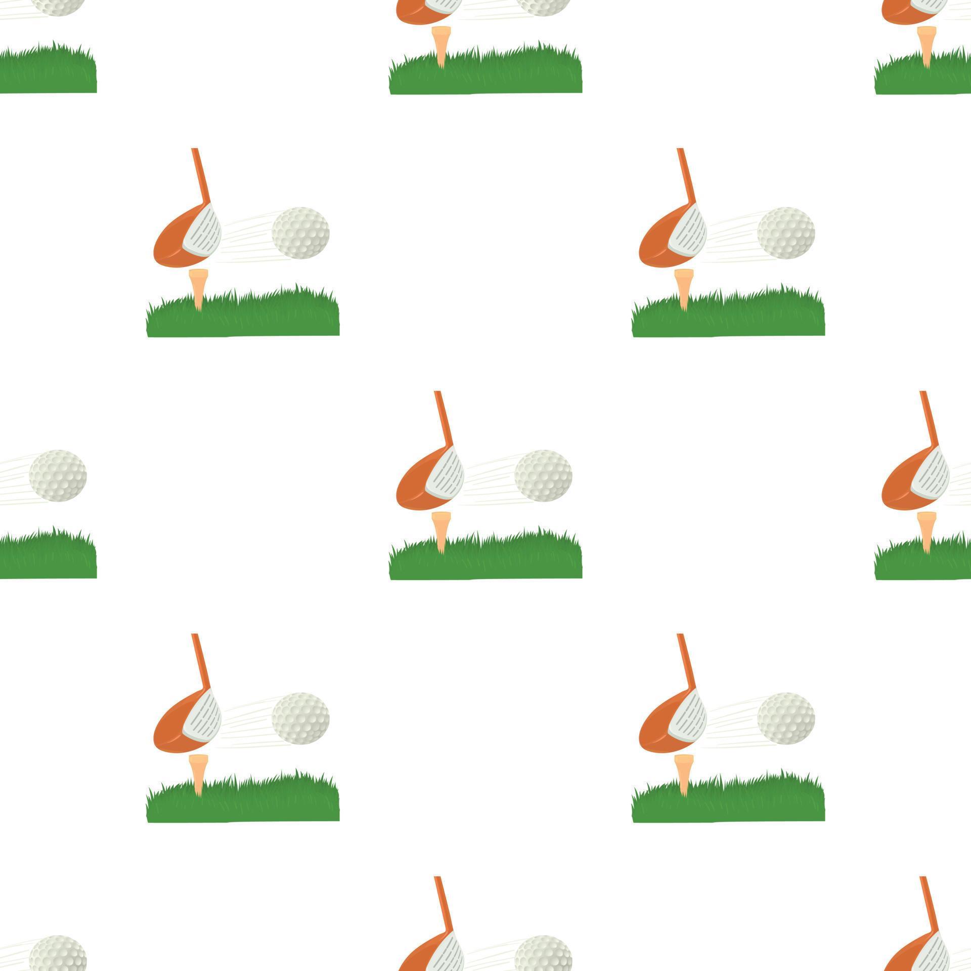 Hit Golf Ball Pattern Seamless Vector 15066088 Vector Art At Vecteezy