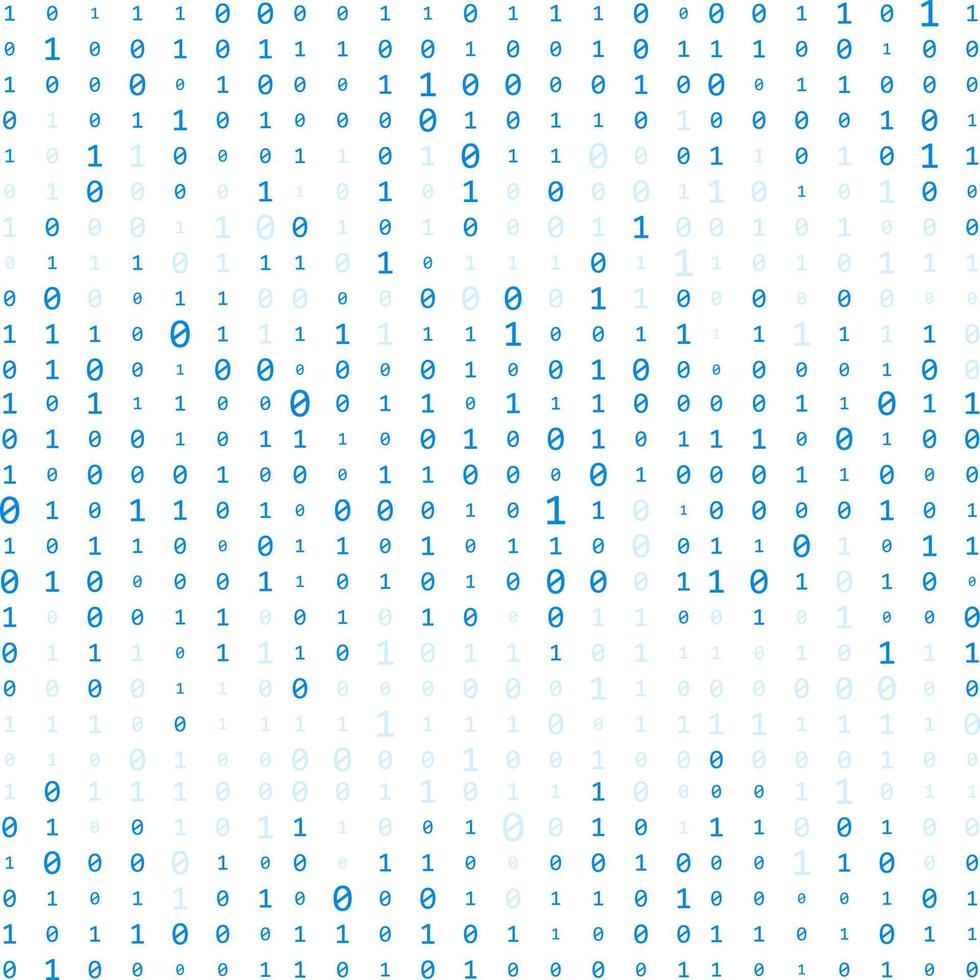 Background With Numbers On The Screen Binary Code Zero One Matrix