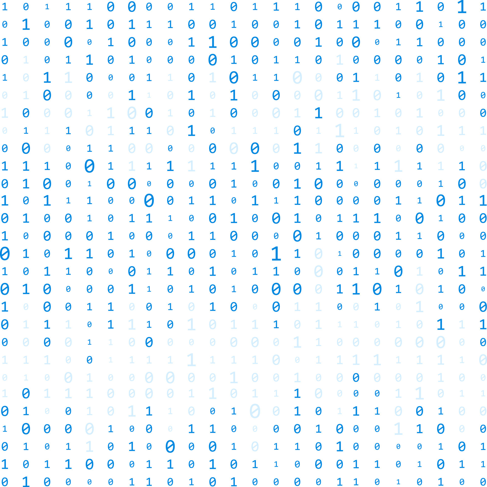 Background With Numbers On The Screen Binary Code Zero One Matrix Binary Code Banner Logo