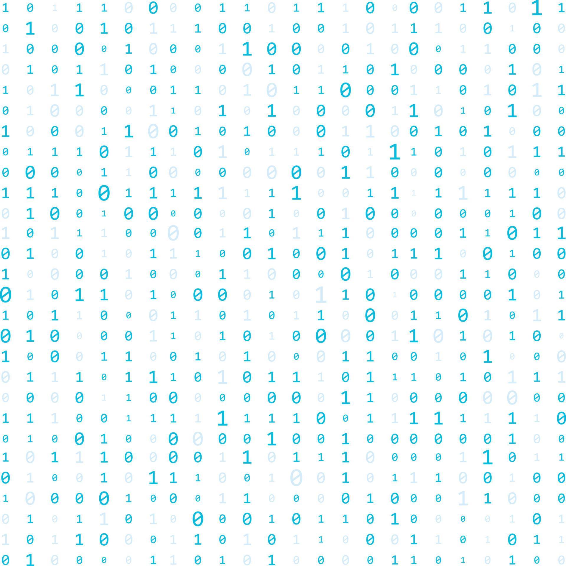 Background with numbers on the screen. Binary code zero one. Matrix. binary code. Banner, logo ...