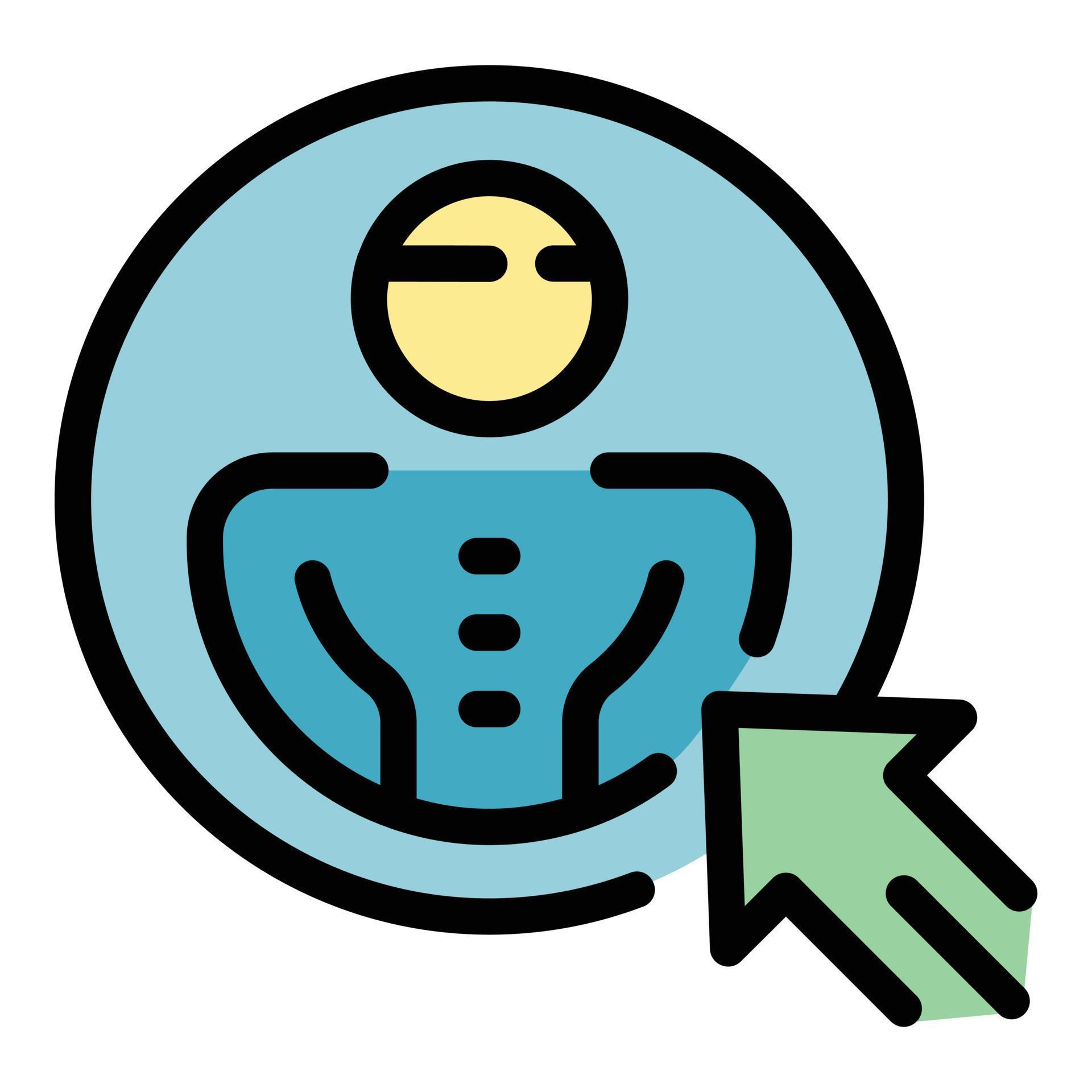 Candidate profile icon color outline vector 15068100 Vector Art at Vecteezy Candidate profile icon color outline vector 15068100 Vector Art at Vecteezy