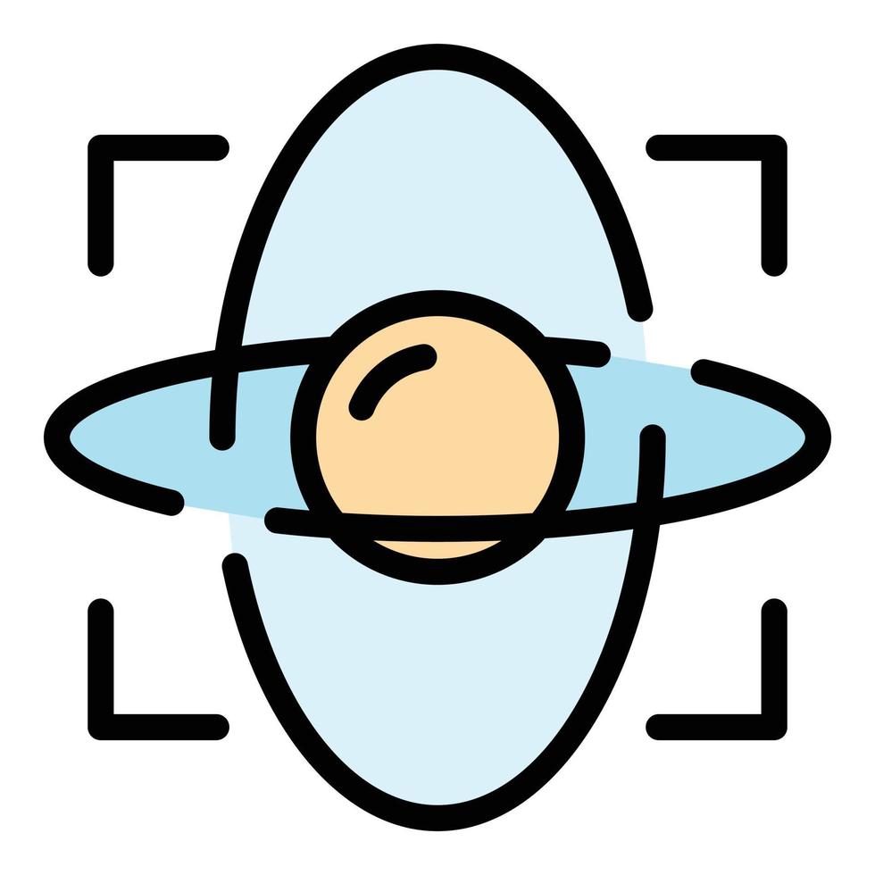 Gyroscope Icon Color Outline Vector 15069385 Vector Art At Vecteezy