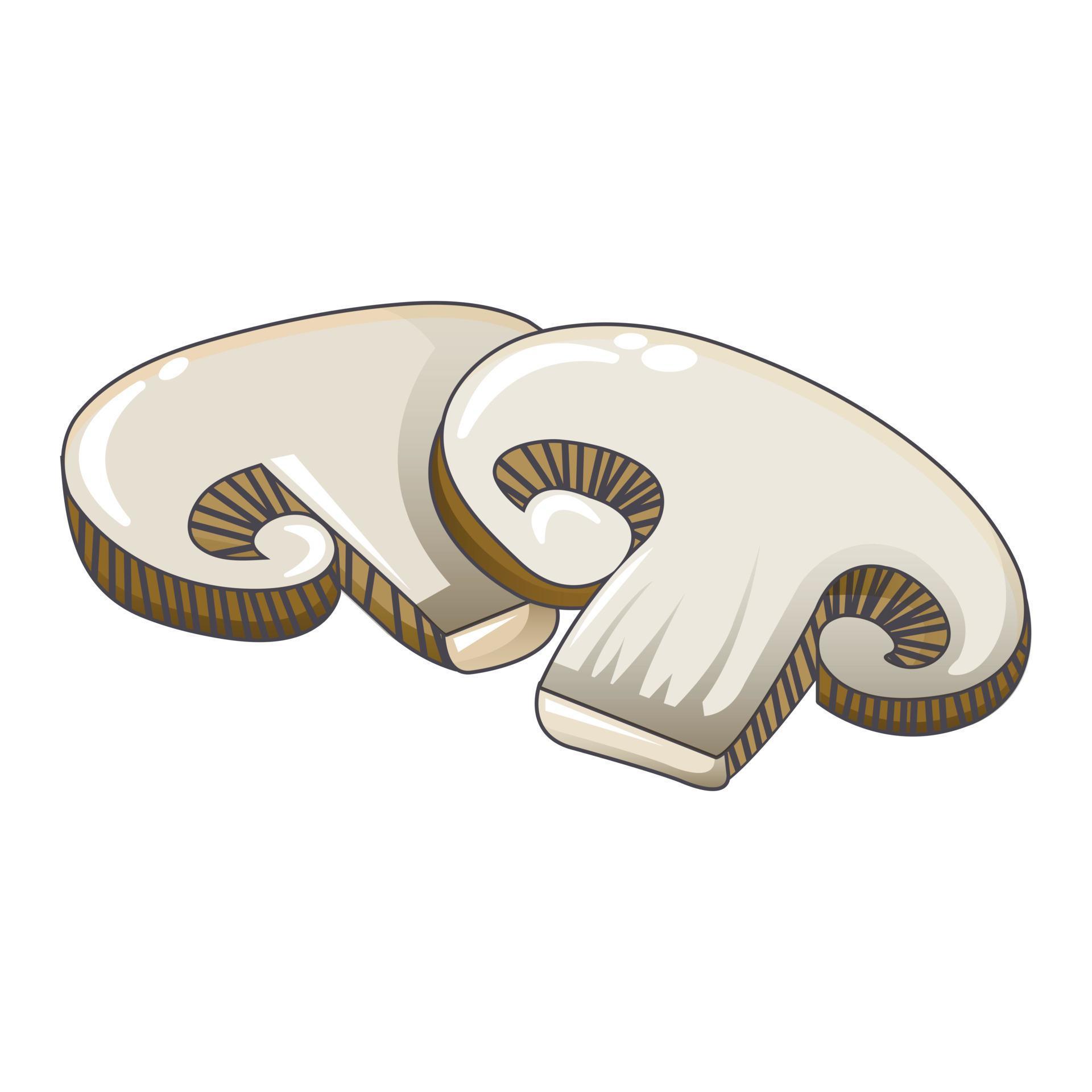 Sliced champignon icon, cartoon style 15070173 Vector Art at Vecteezy Sliced champignon icon, cartoon style 15070173 Vector Art at Vecteezy