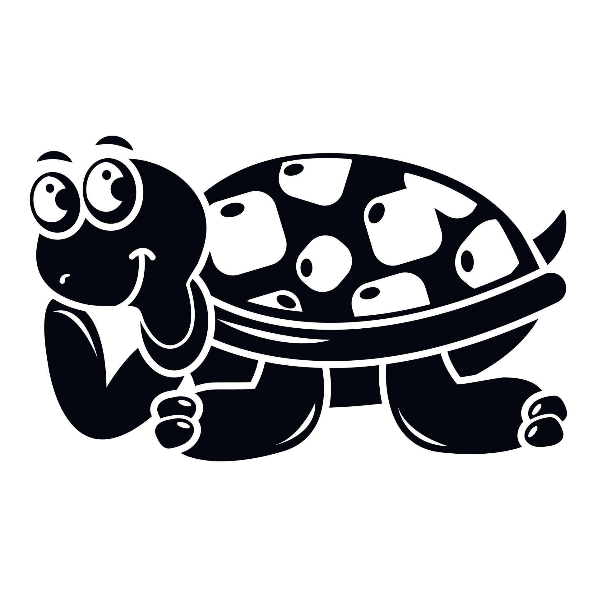 Happy turtle icon, simple style 15070269 Vector Art at Vecteezy