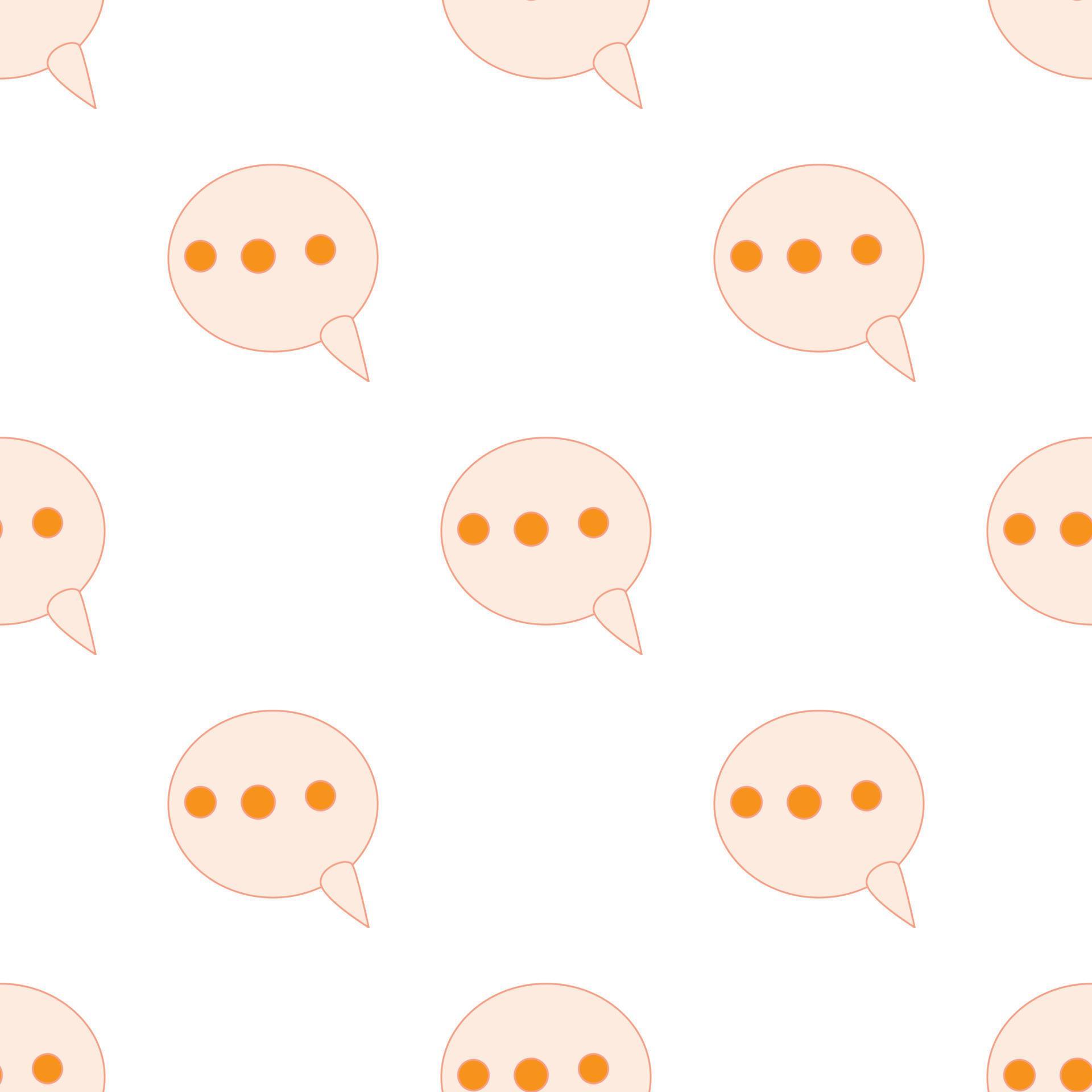 Comment pattern seamless vector 15071118 Vector Art at Vecteezy