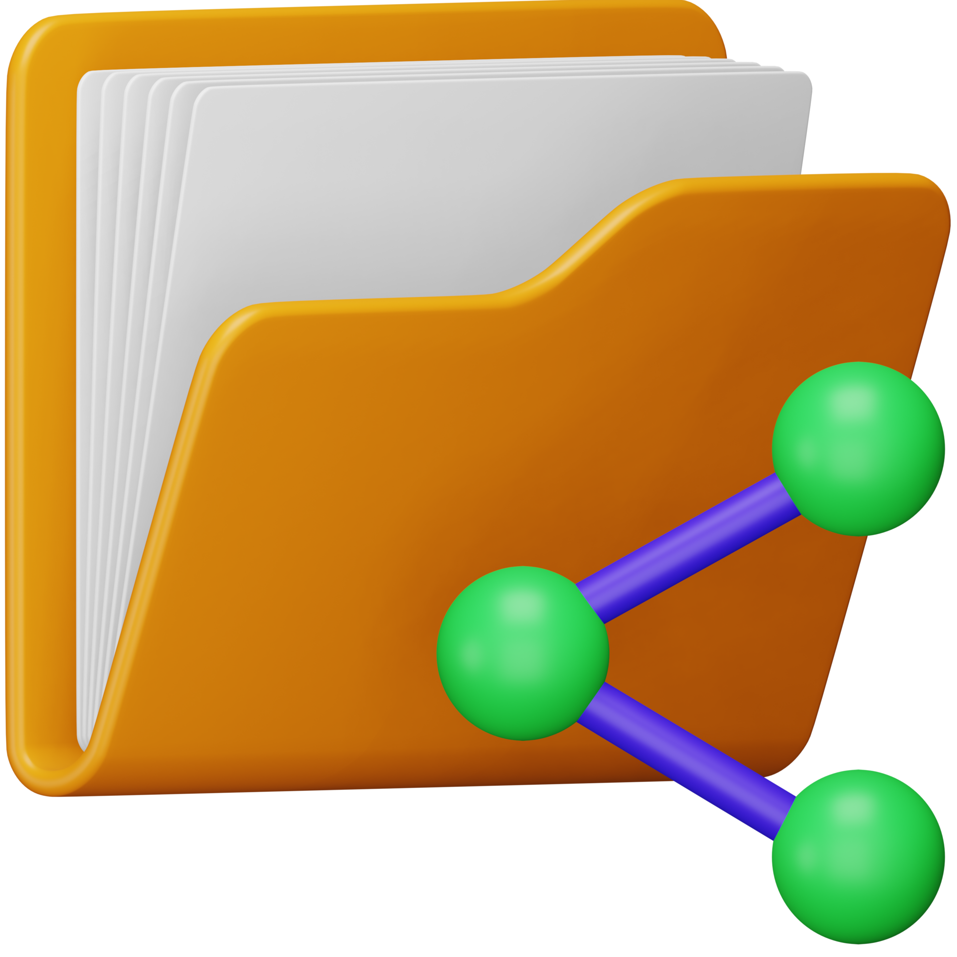 Shared folder 3d rendering isometric icon. 15072077 PNG Shared folder 3d rendering isometric icon. 15072077 PNG