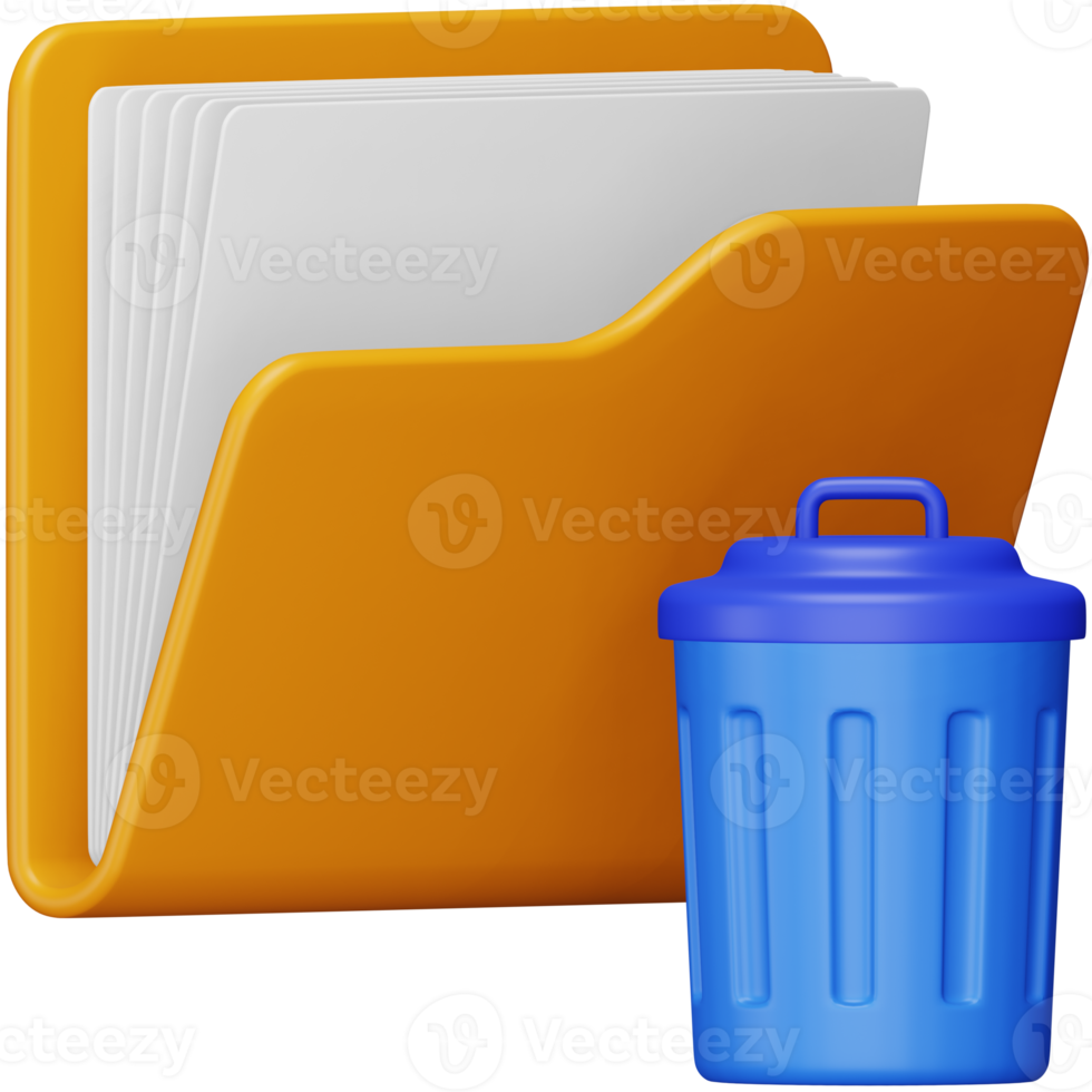 Delete folder 3d rendering isometric icon. 15072078 PNG Delete folder 3d rendering isometric icon. 15072078 PNG