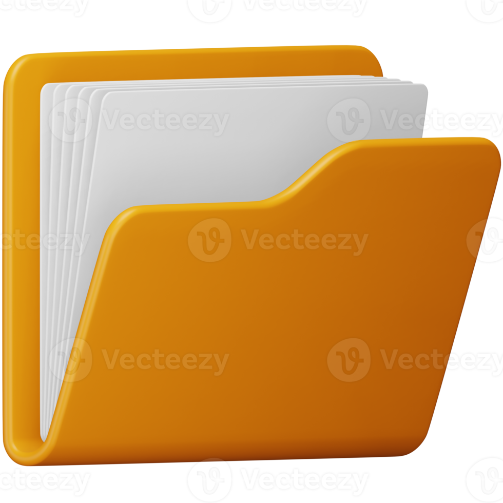 Folder 3d Rendering Isometric Icon 15072080 Png