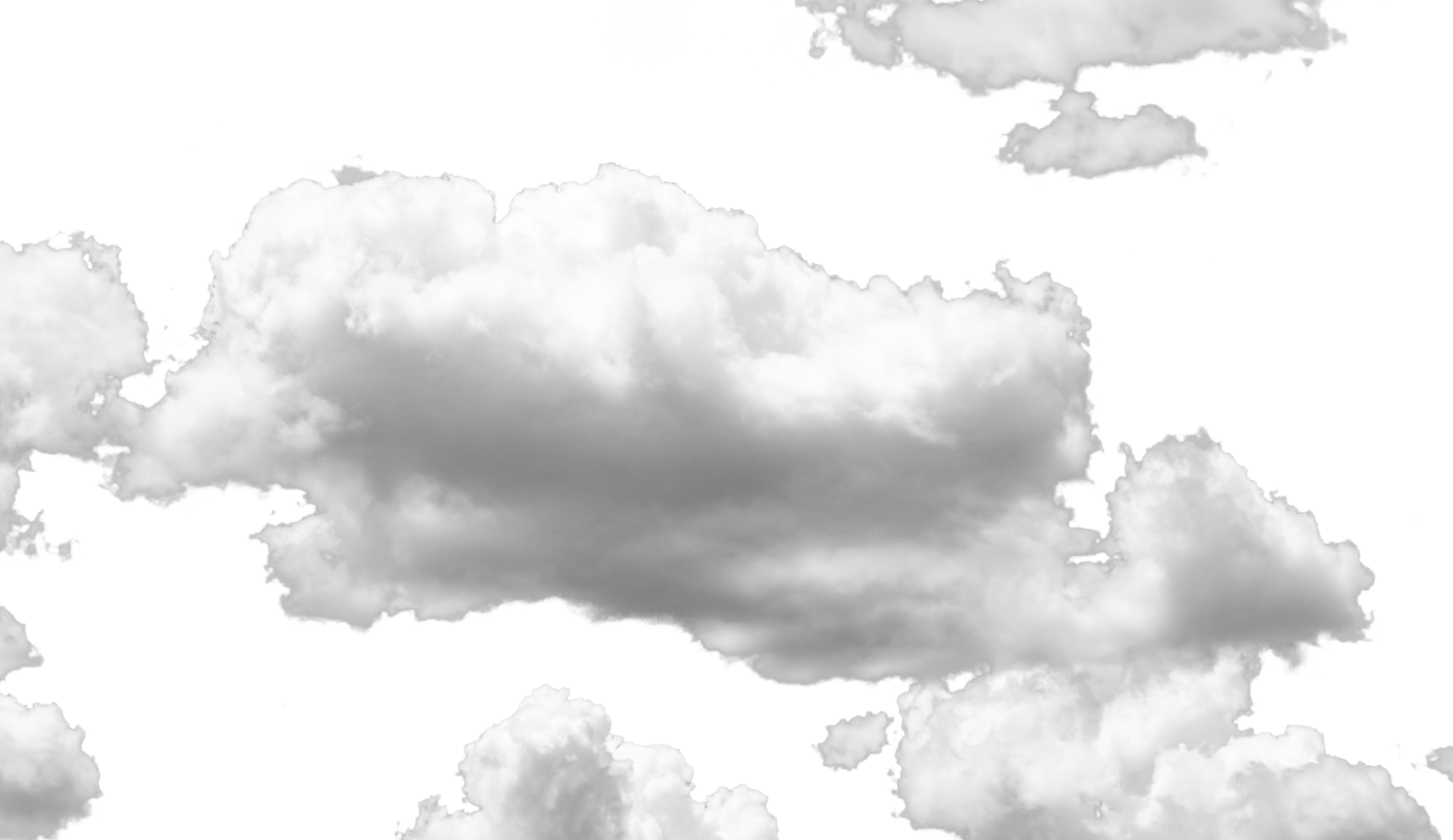 White Cloud Cutout On Background And Texture 15072314 Png
