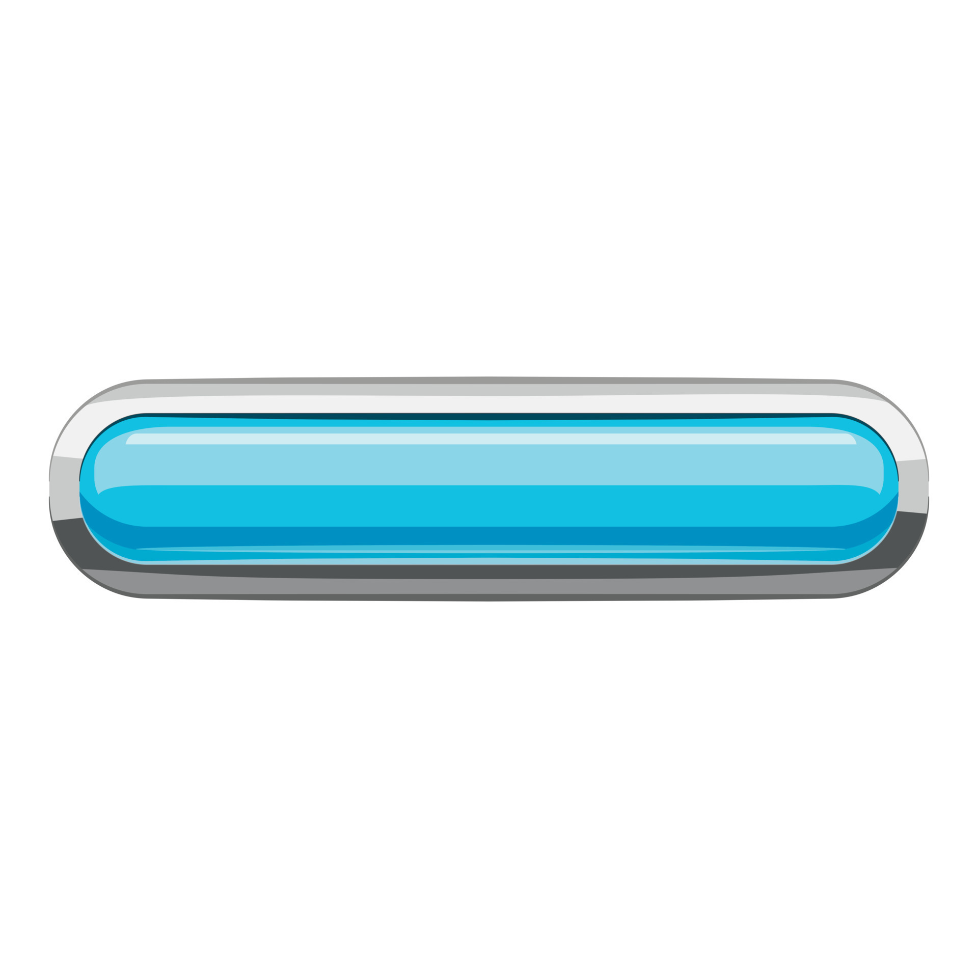 icono de botón rectangular azul claro, estilo de dibujos animados ... icono de botón rectangular azul claro, estilo de dibujos animados ...