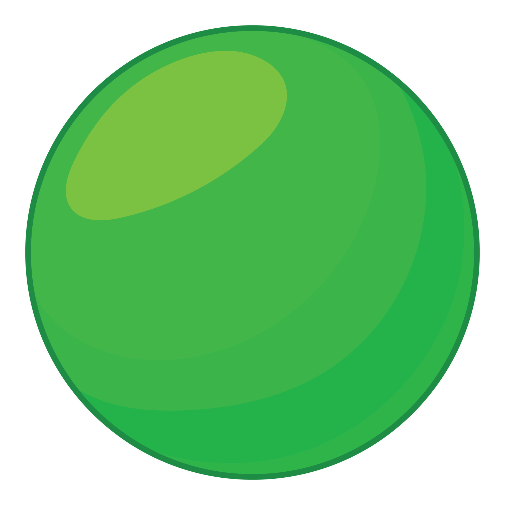 Green ball icon, cartoon style 15076240 Vector Art at Vecteezy