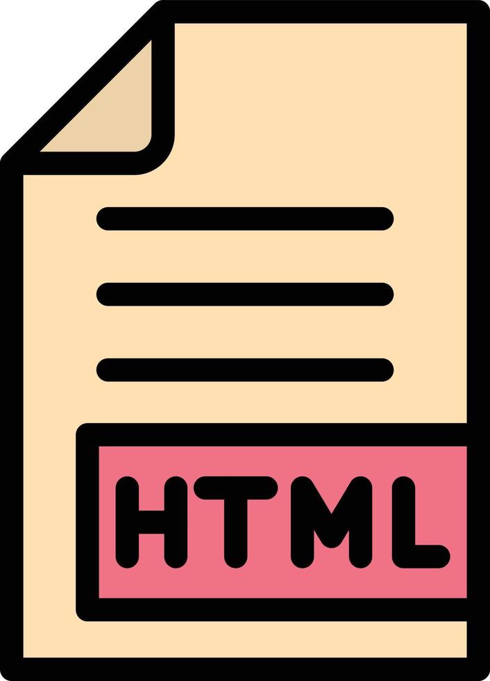 HTML Vector Icon Design Illustration 15076917 Vector Art at Vecteezy