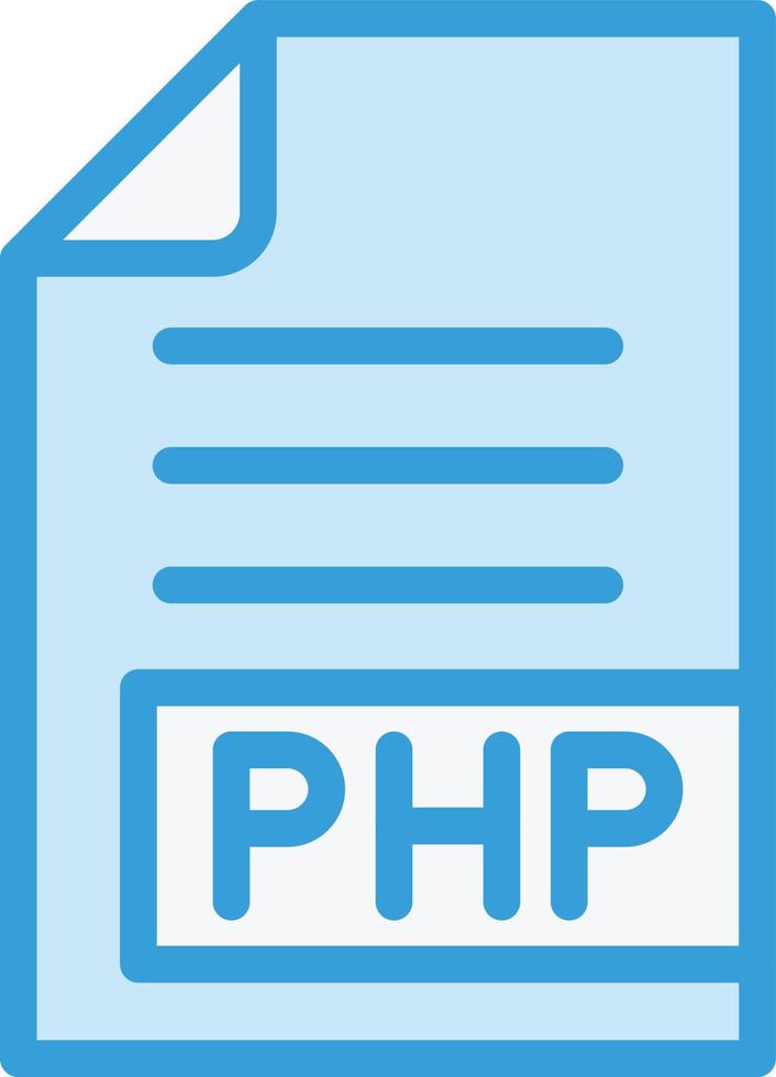ilustración de diseño de icono de vector de php 15077109 Vector en Vecteezy