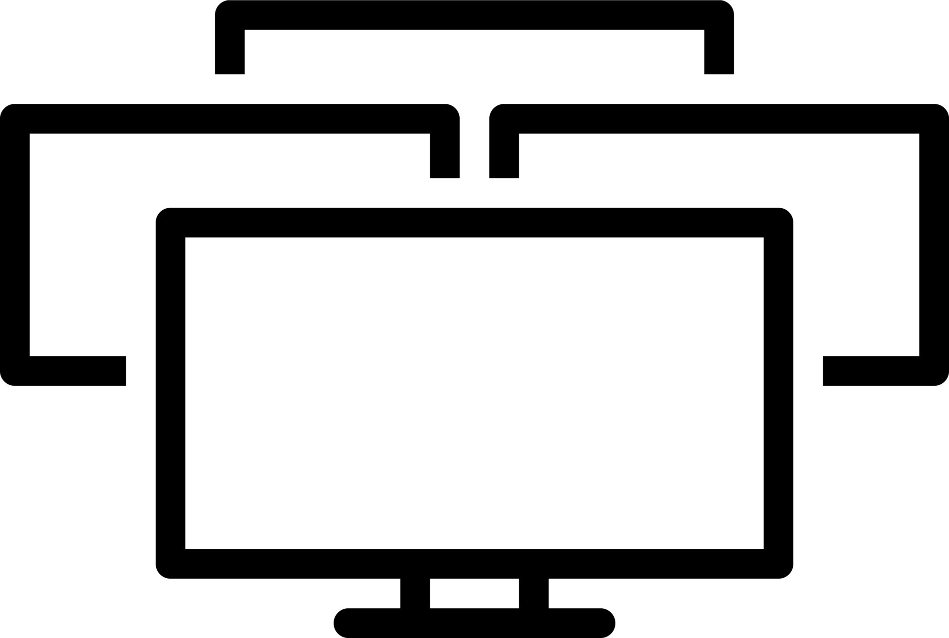 line icon for screens 15077739 Vector Art at Vecteezy