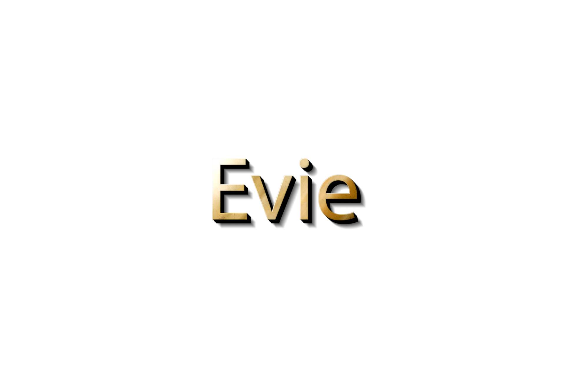 Evie 3d Name 15079619 Png