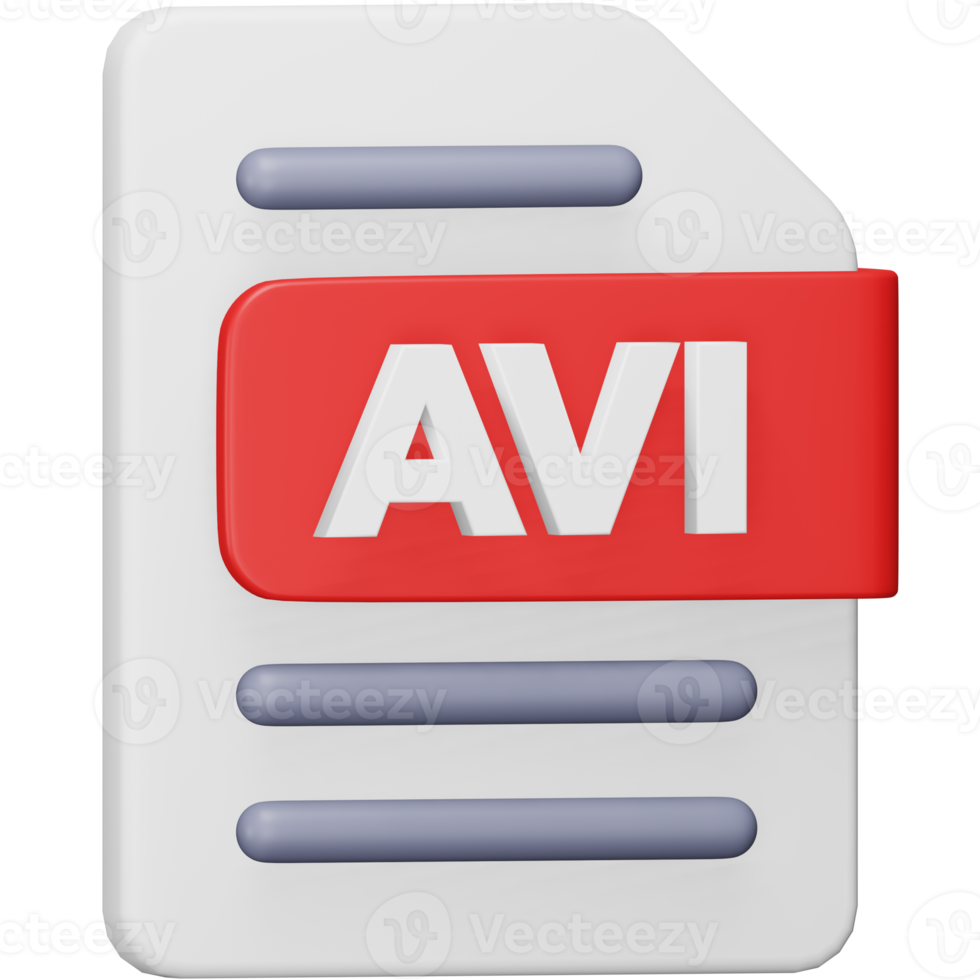 Avi file format 3d rendering isometric icon. 15081196 PNG Avi file format 3d rendering isometric icon. 15081196 PNG