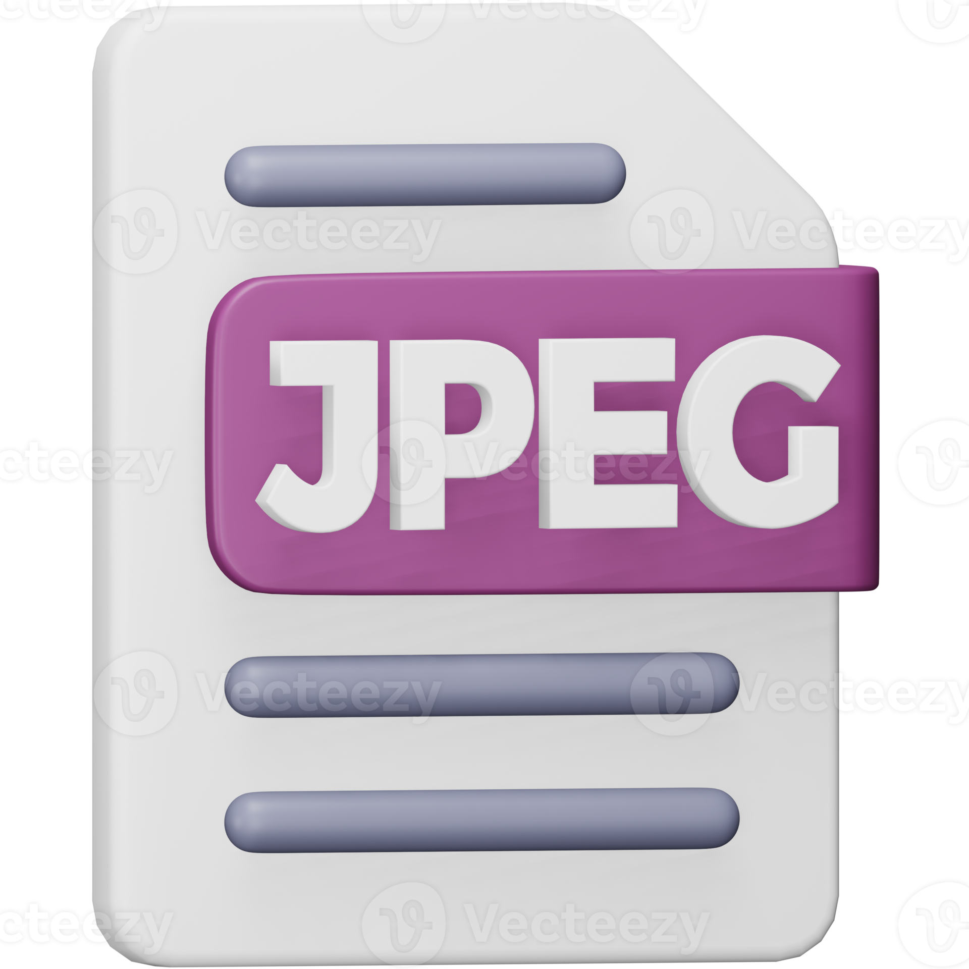 Jpeg File Format 3d Rendering Isometric Icon 15081199 Png