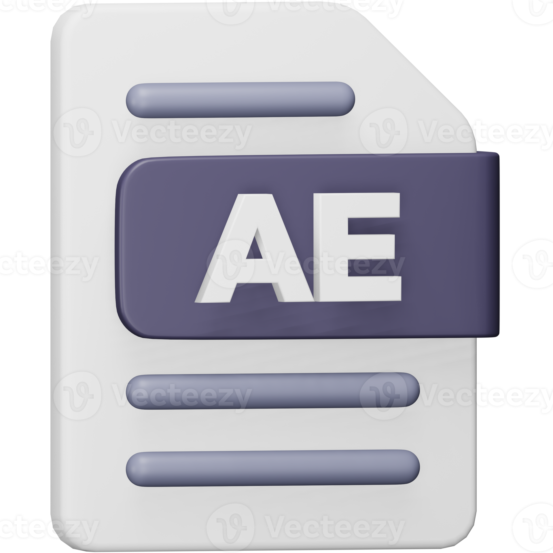 Ae file format 3d rendering isometric icon. 15081200 PNG